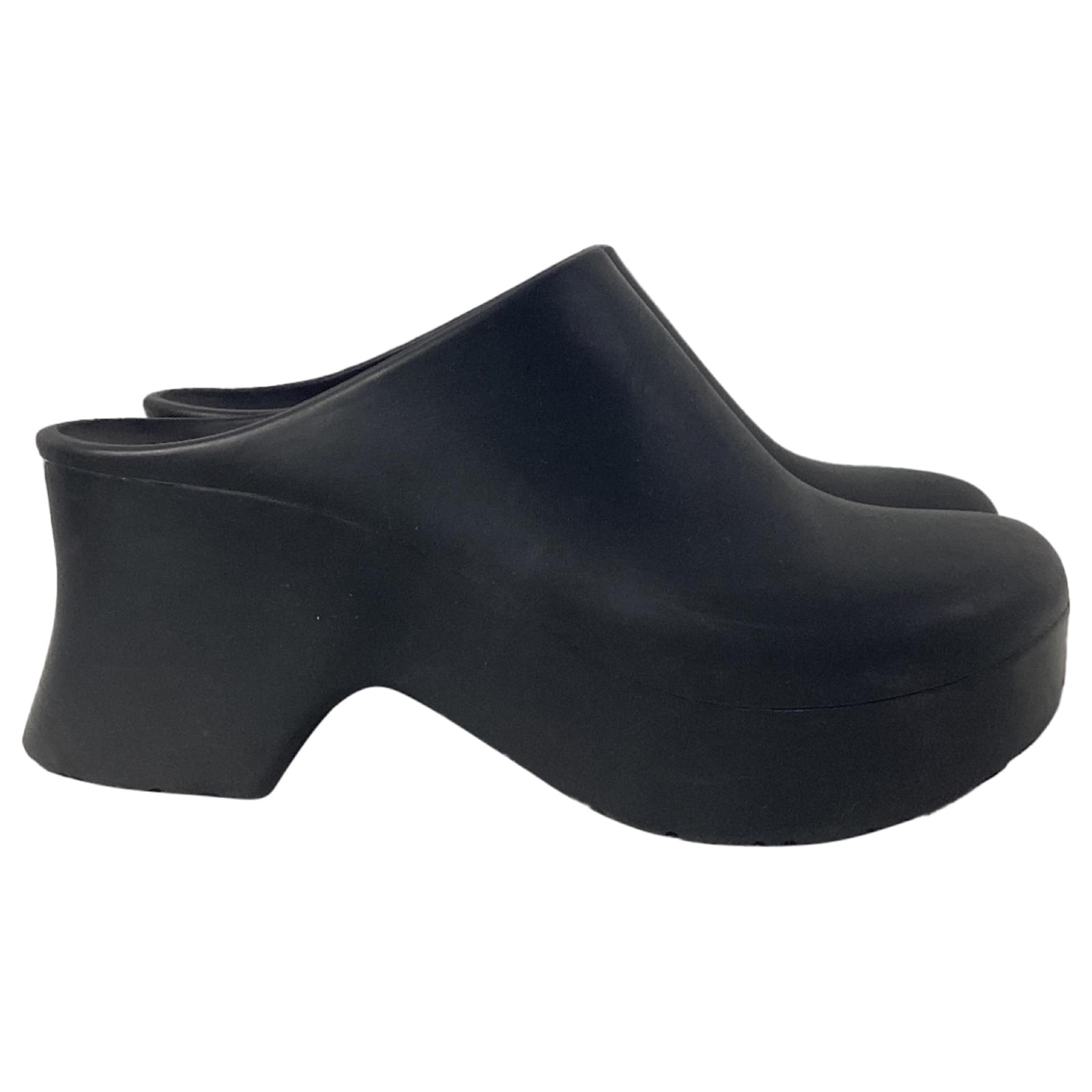 Loewe Terra Foam Platform Clogs in Black Rubber ref.2081061 - Joli Closet