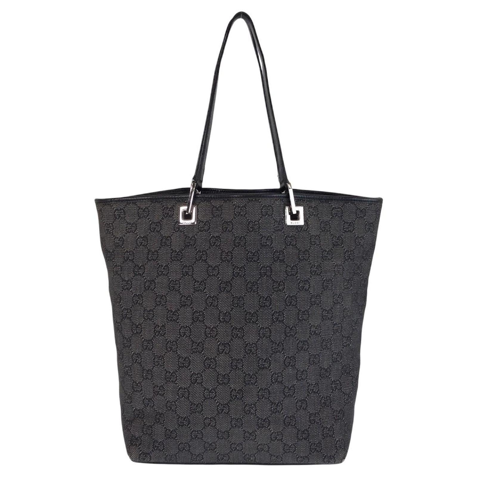 Gucci GG Canvas/Leather 2way Tote Bag 31243 Black Cloth ref.2085553 ...