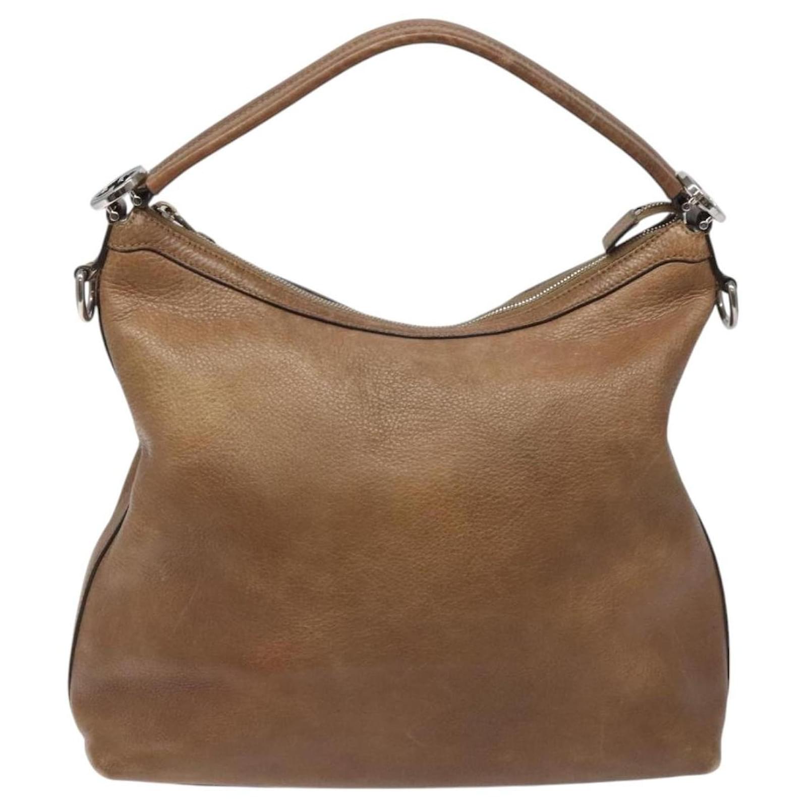 Gucci Miss GG Brown Leather ref.2086013 - Joli Closet