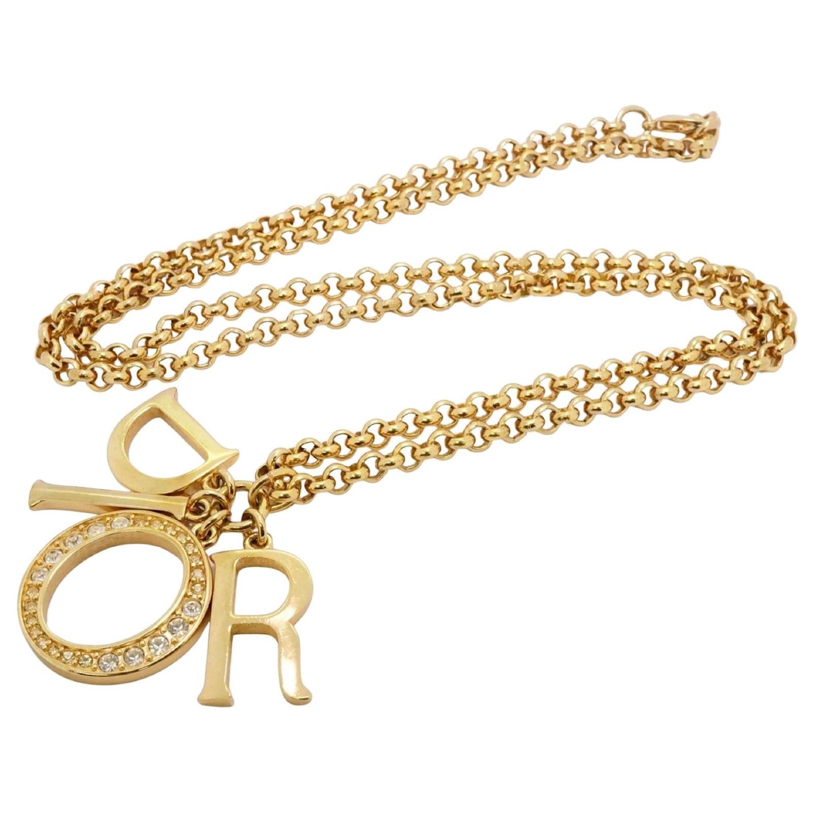 Dior Logo Golden Gold-plated ref.2086764 - Joli Closet