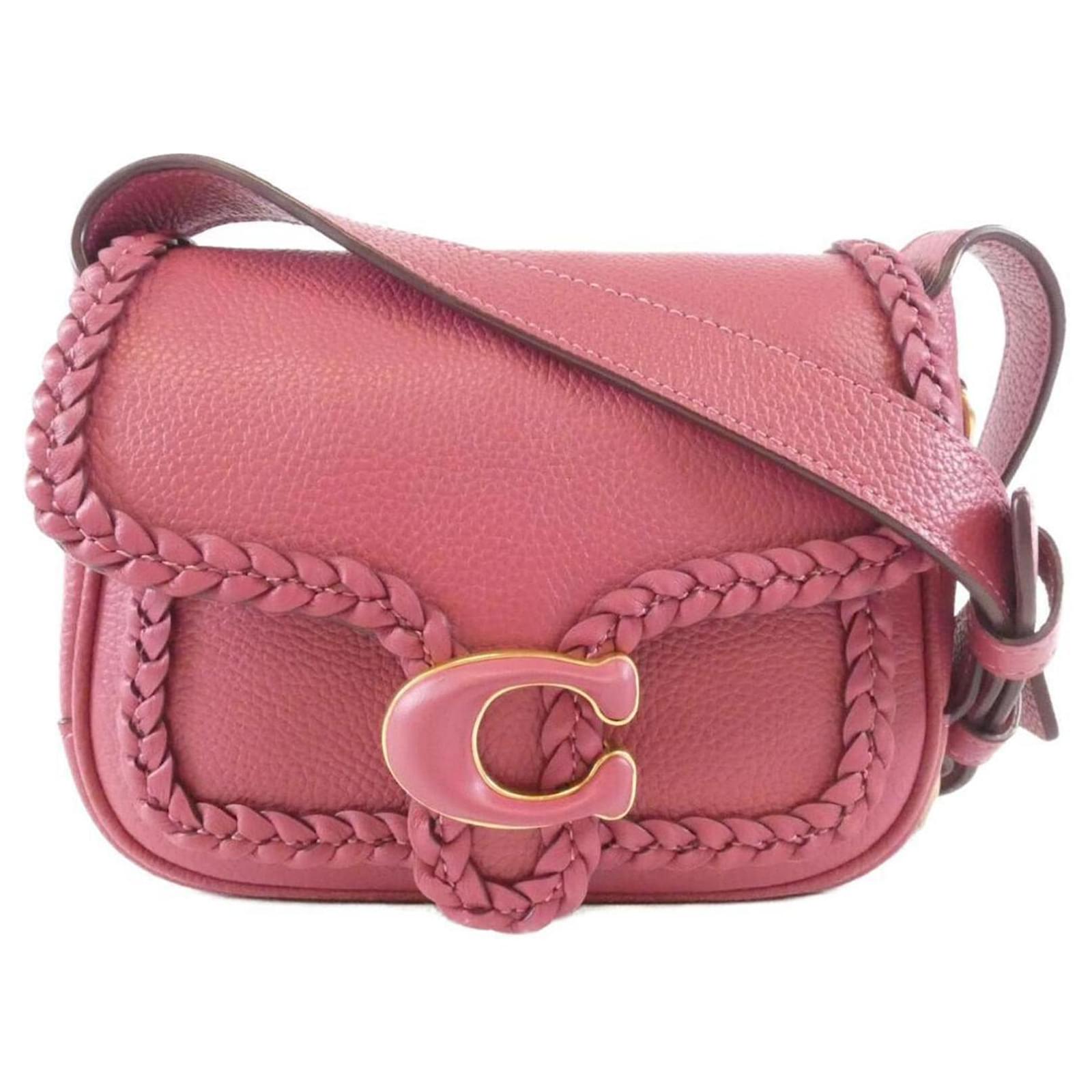 Coach CJ837 Shoulder Bag Pink Leather ref.2088398 - Joli Closet