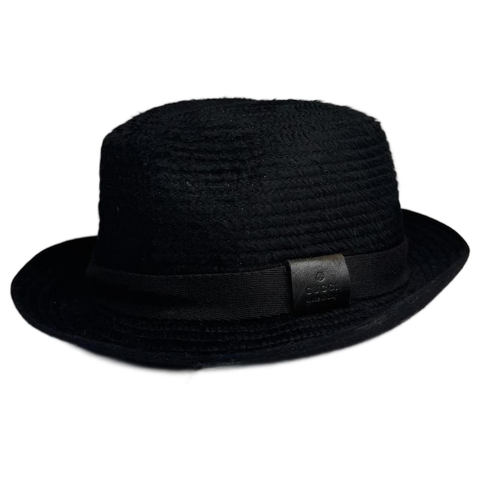 GUCCI Hats T.International L Wool Black ref.2089026 - Joli Closet