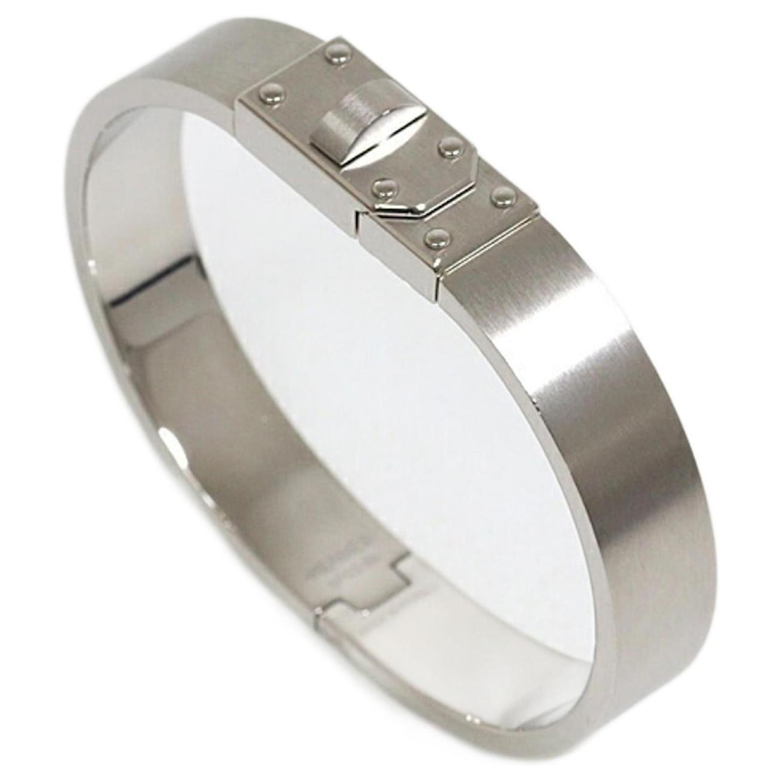 Hermès Hermes Kelly Men Bracelet in Silver Metal Silvery ref.2090447 ...