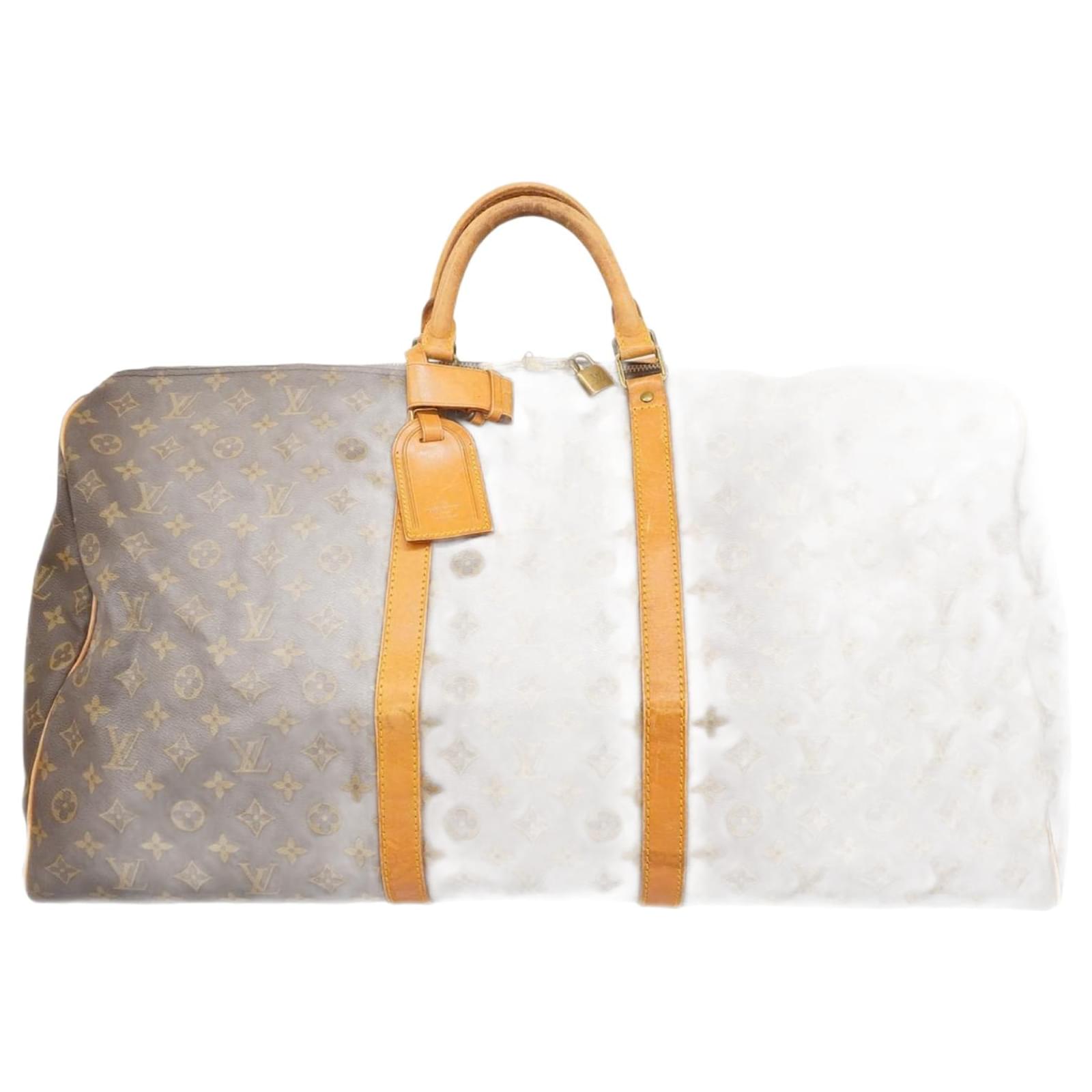 Louis Vuitton Boston Bag Monogram Keepall 60 Brown ref.2090584 - Joli ...