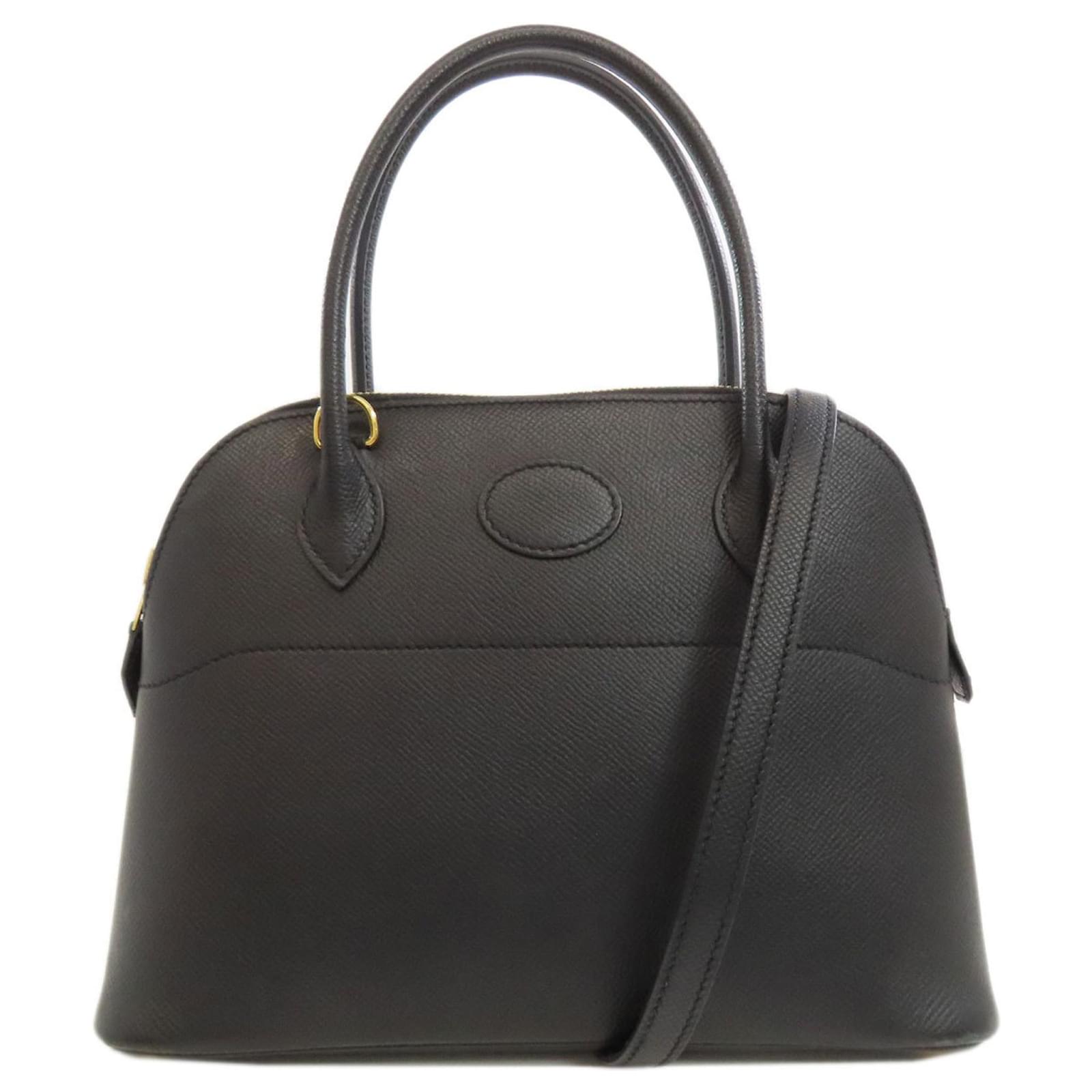 Hermès Hermes Bolide 27 Handbag Black Leather ref.2090684 - Joli Closet