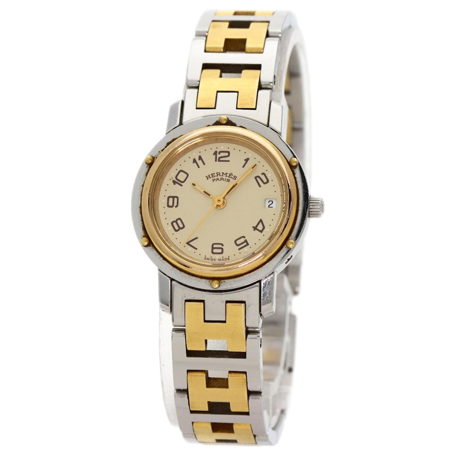 Hermès Hermes CL4.220 Clipper Old Strap Watch ref.2090692 - Joli Closet