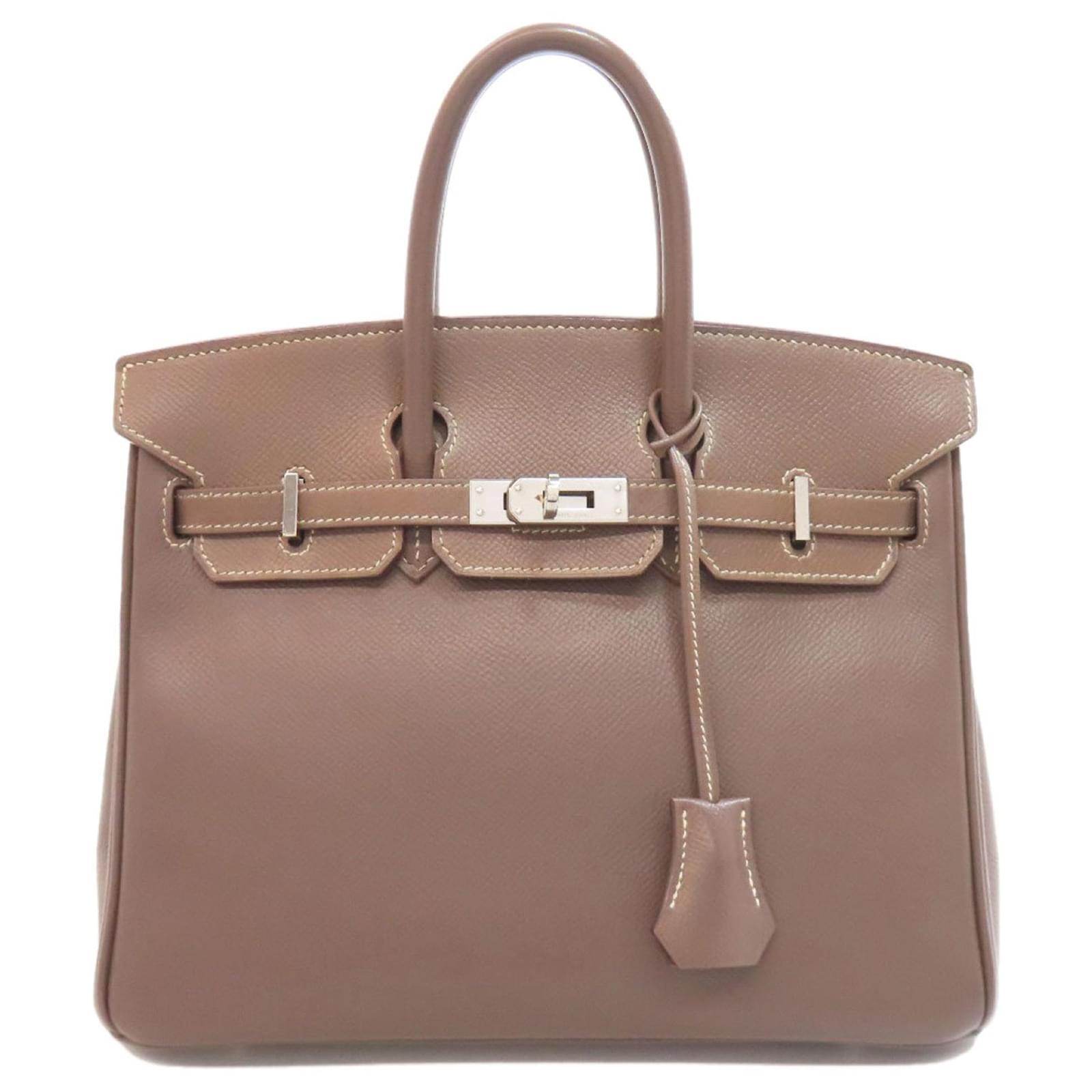 Hermès Hermes Birkin 25 Etoupe Handbag Taupe Leather ref.2090702 - Joli Closet