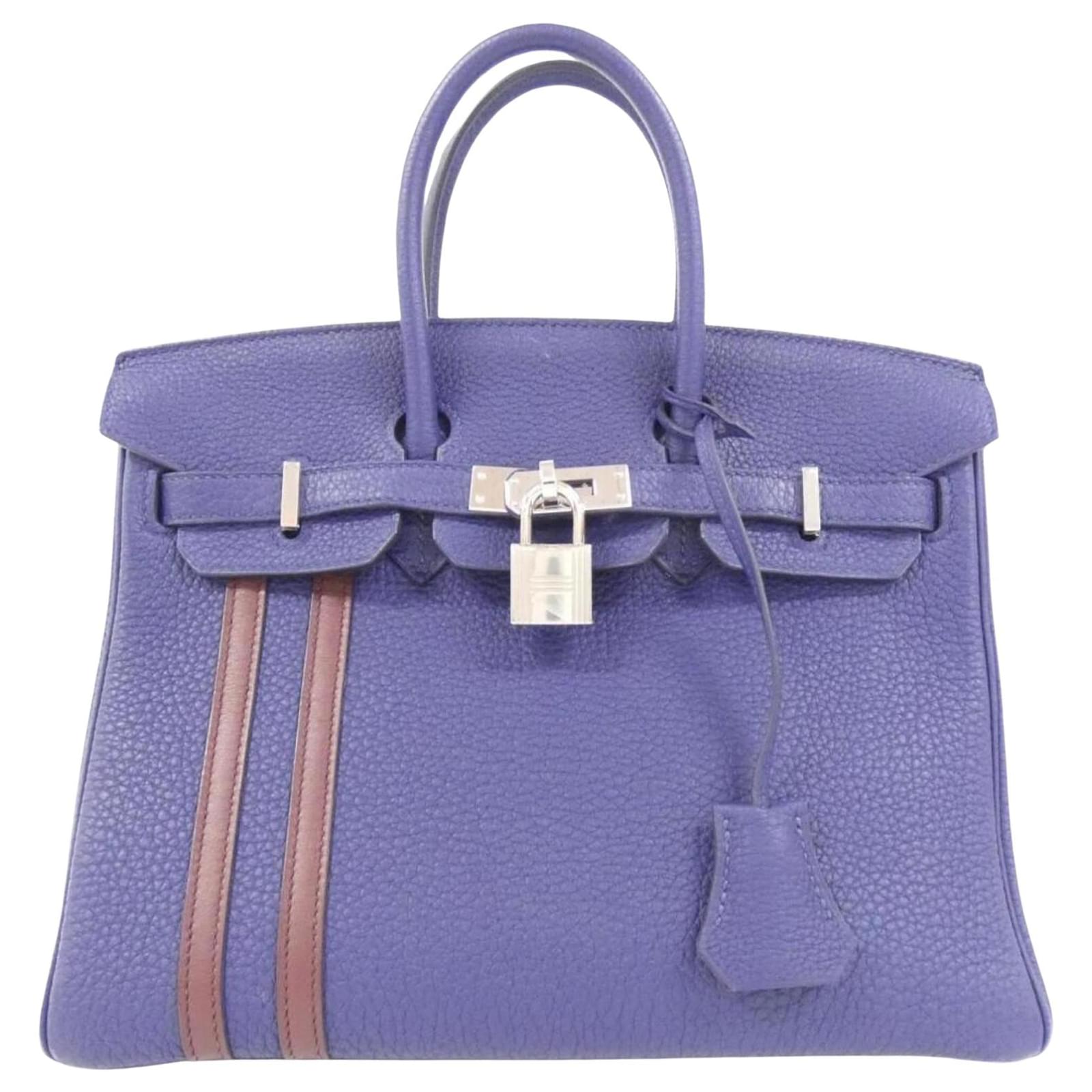 Hermès Birkin 25 Purple Leather ref.2090838 - Joli Closet