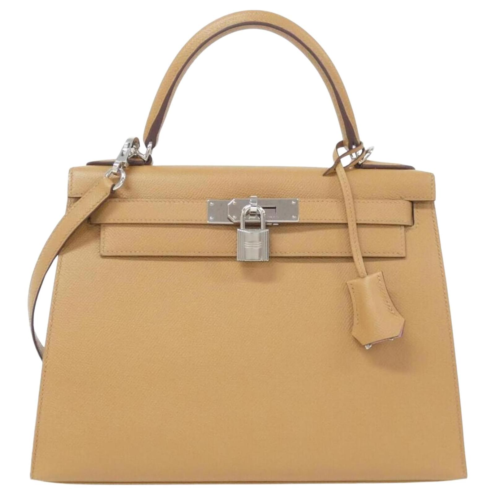 Hermès Kelly 28 Beige Leather ref.2090888 - Joli Closet