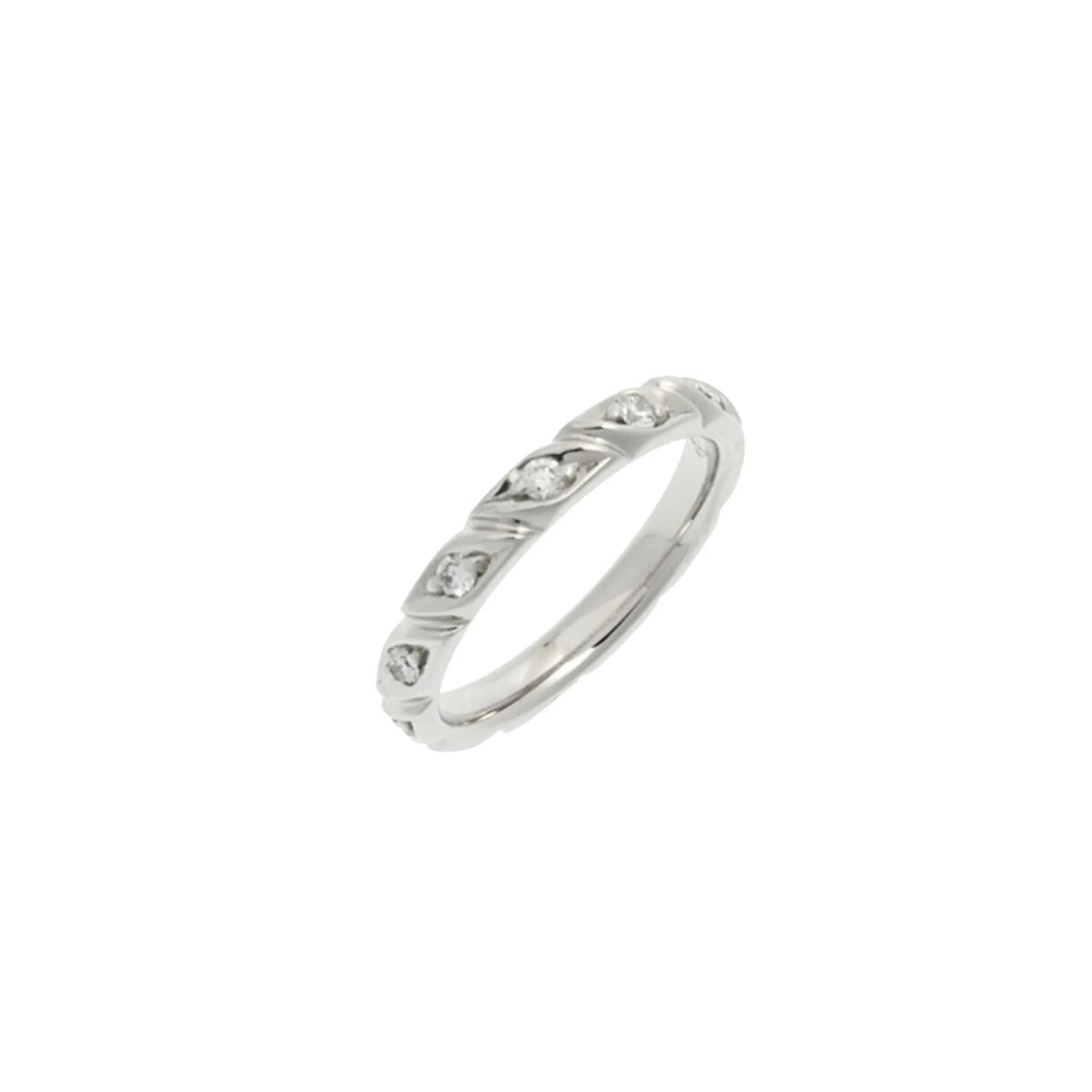 Chaumet Torsade Band Ring in Platinum with Diamonds ref.2094921 - Joli ...
