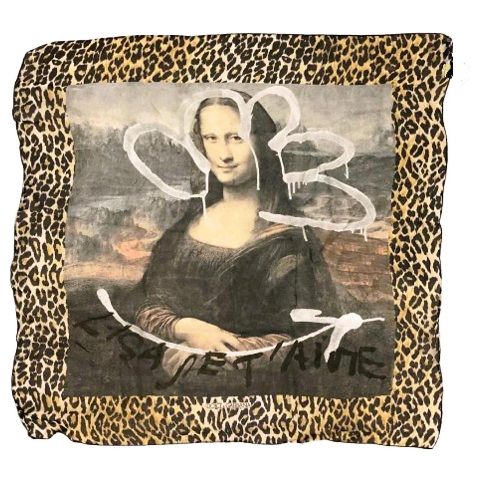 Silk scarf 'Monna Lisa' Dolce & Gabbana Multiple colors ref.2095617 ...