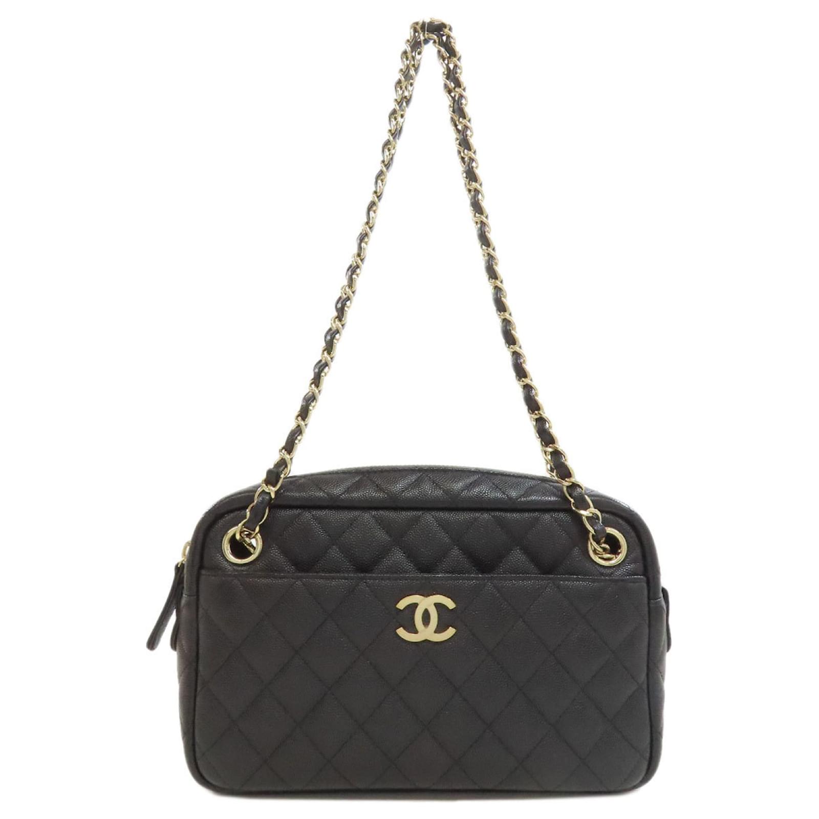 Chanel Matelasse Handbag Black Leather ref.JC2095745 (Sold) - Joli Closet