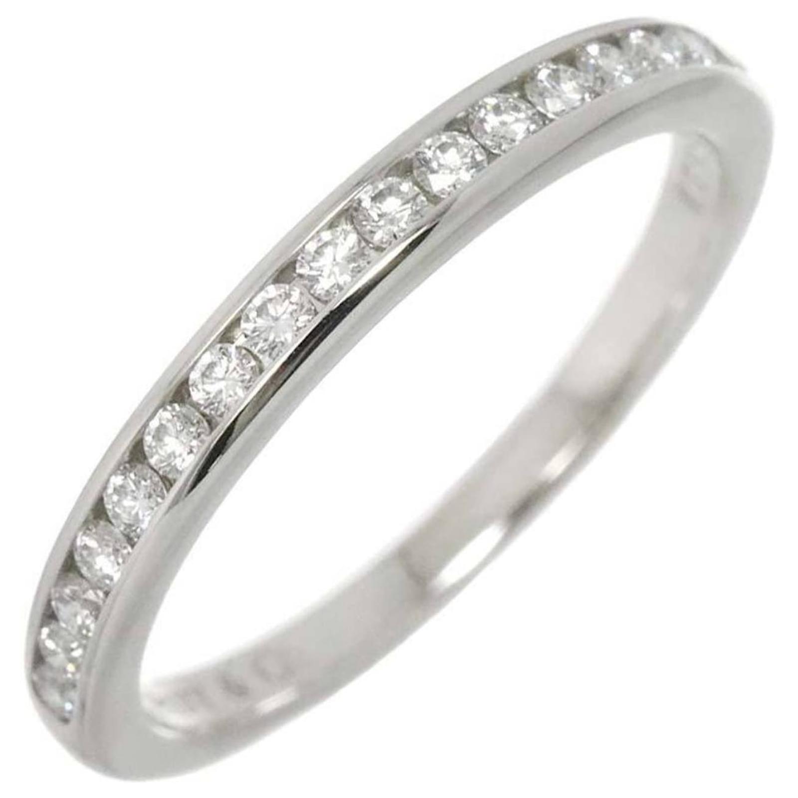 Tiffany & Co. Half Circle Channel Setting Ring Platinum ref.2096588 ...