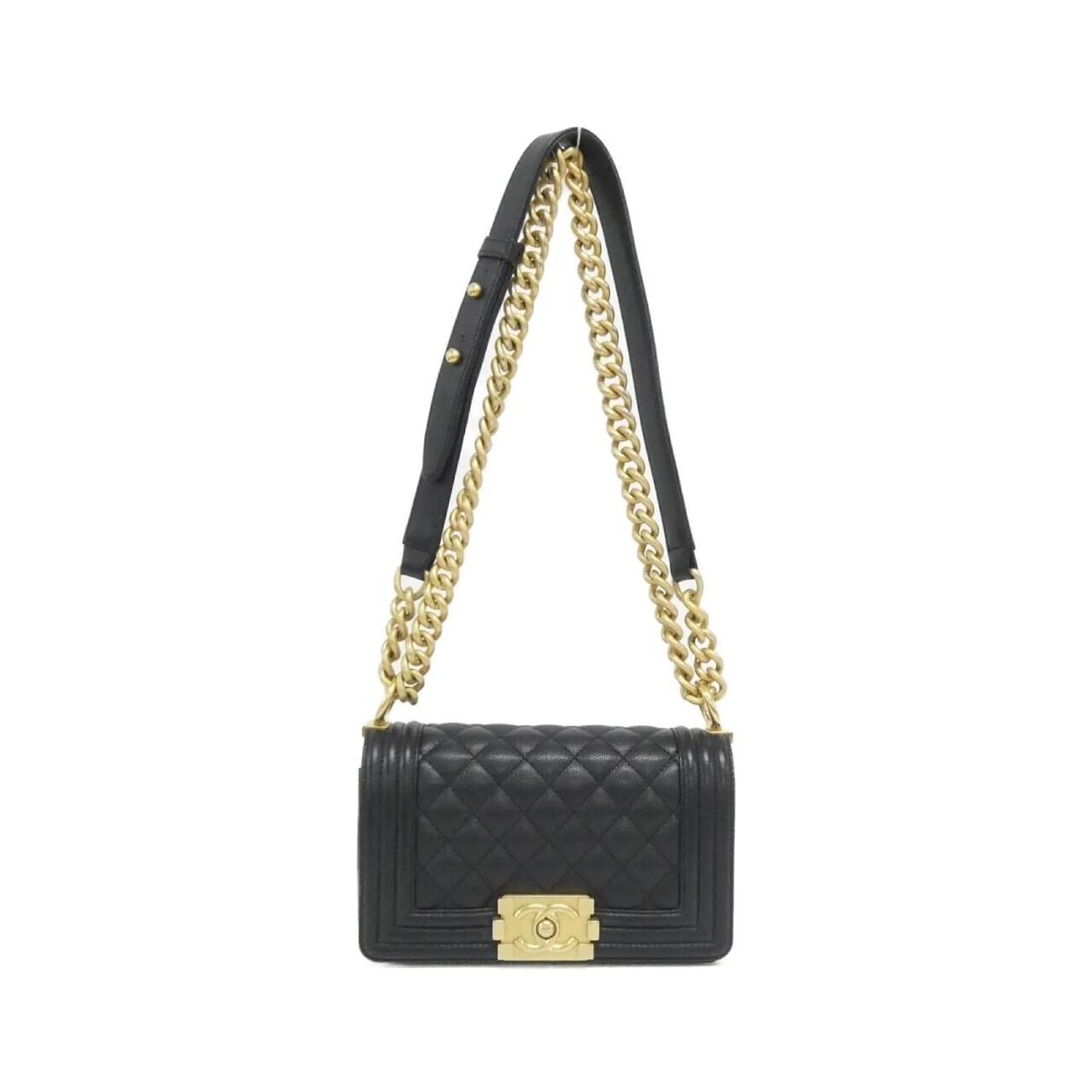 Chanel Boy Line 67085 Shoulder Bag Black ref.2100554 - Joli Closet