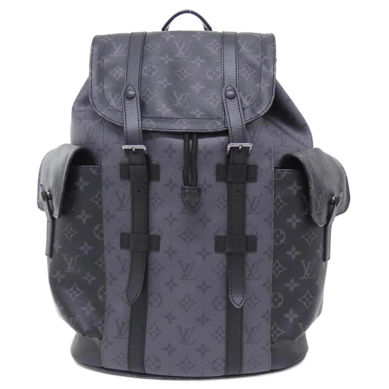Louis Vuitton Monogram Eclipse Reverse Christopher MM Backpack Black ...
