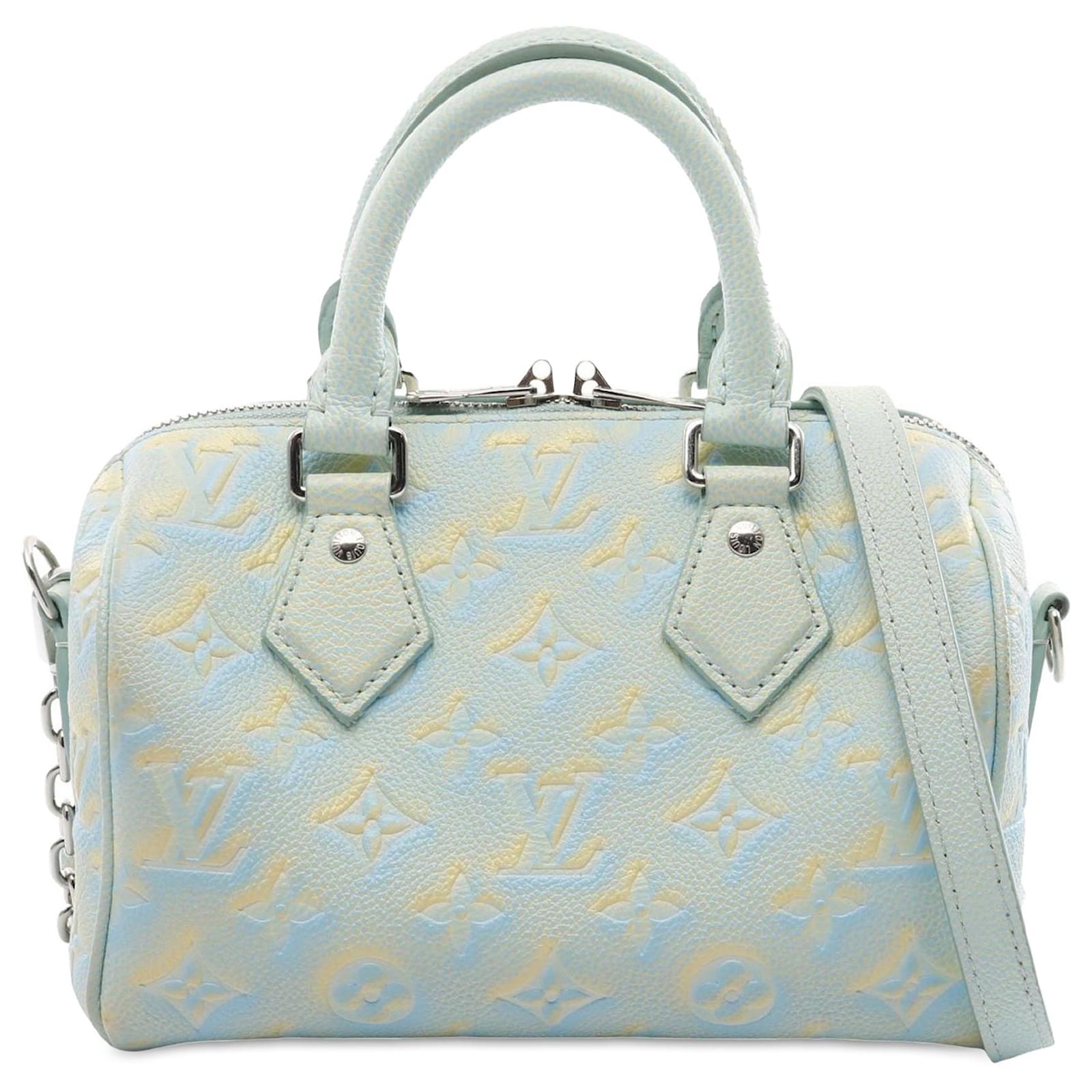 Louis Vuitton Blue Monogram Empreinte Summer Stardust Speedy ...