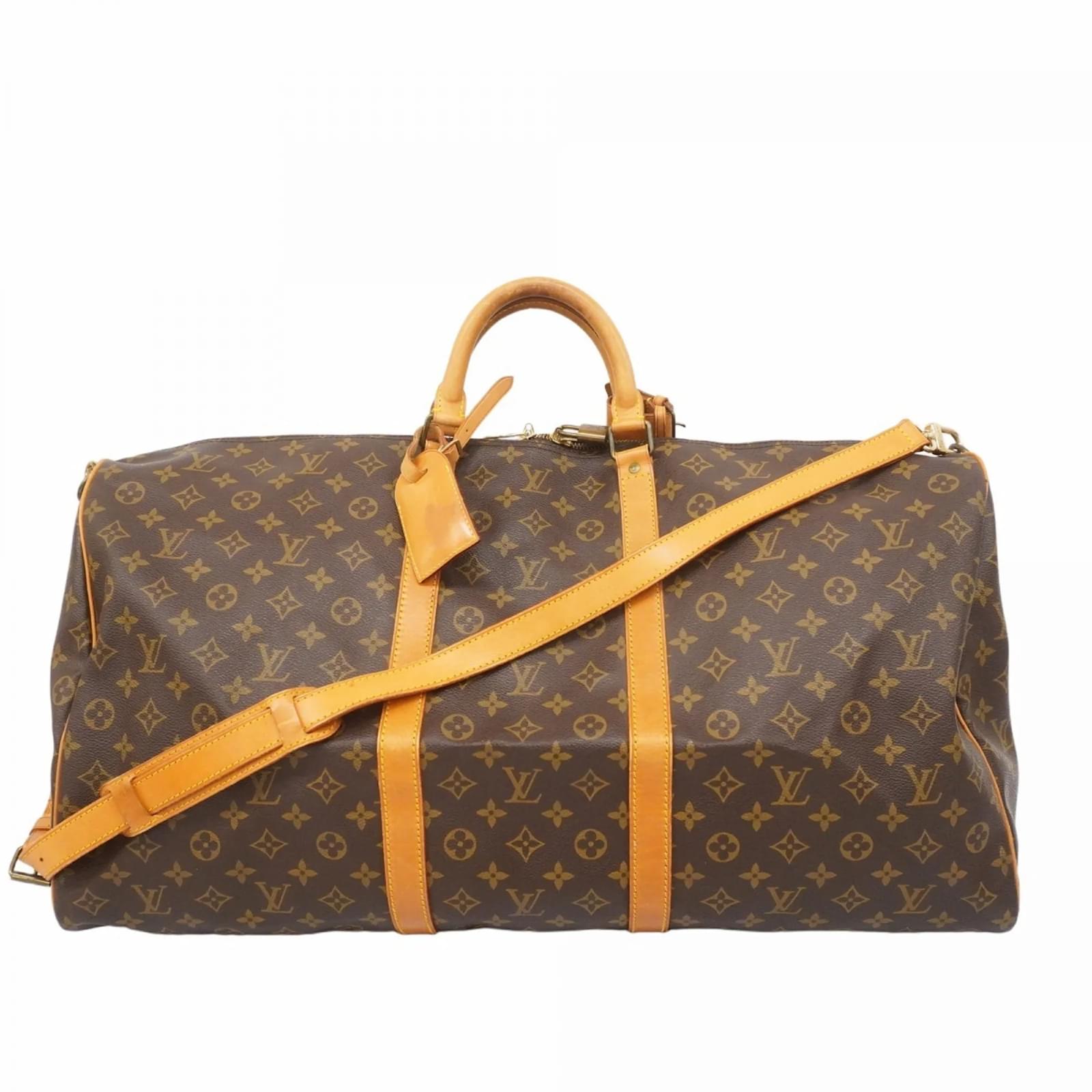 Louis Vuitton Monogram Keepall Bandouliere 60 Brown ref.2104179 - Joli Closet