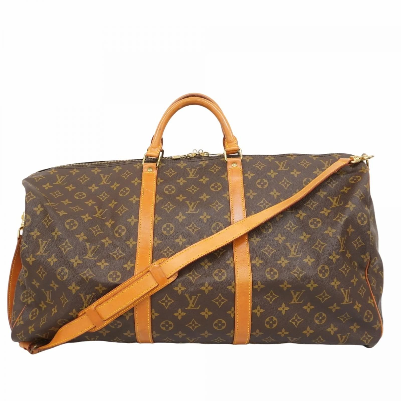 Louis Vuitton Monogram Keepall Bandouliere 60 Brown ref.2104632 - Joli Closet
