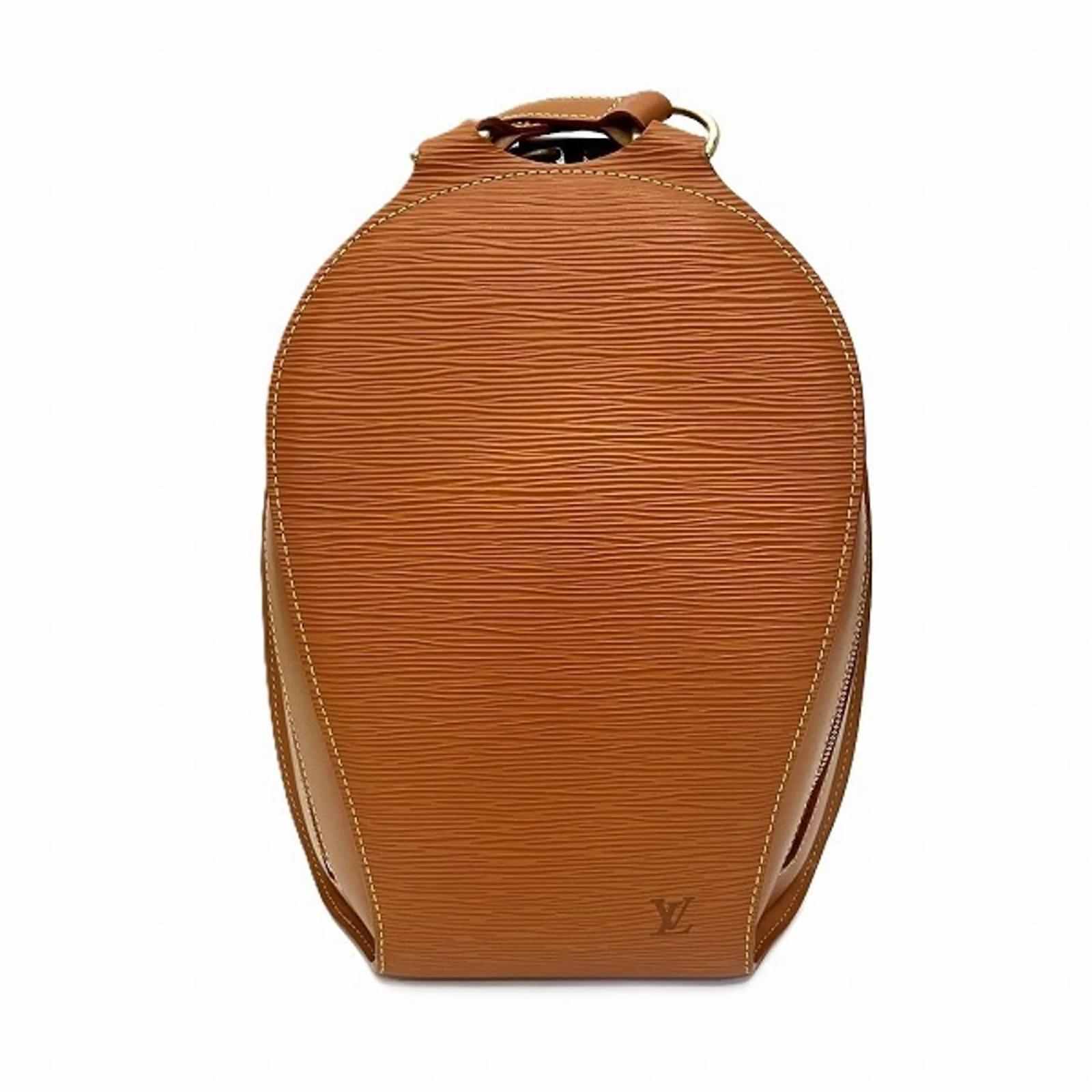 Louis Vuitton Epi Mabillon Backpack Golden Leather ref.2105580 - Joli ...
