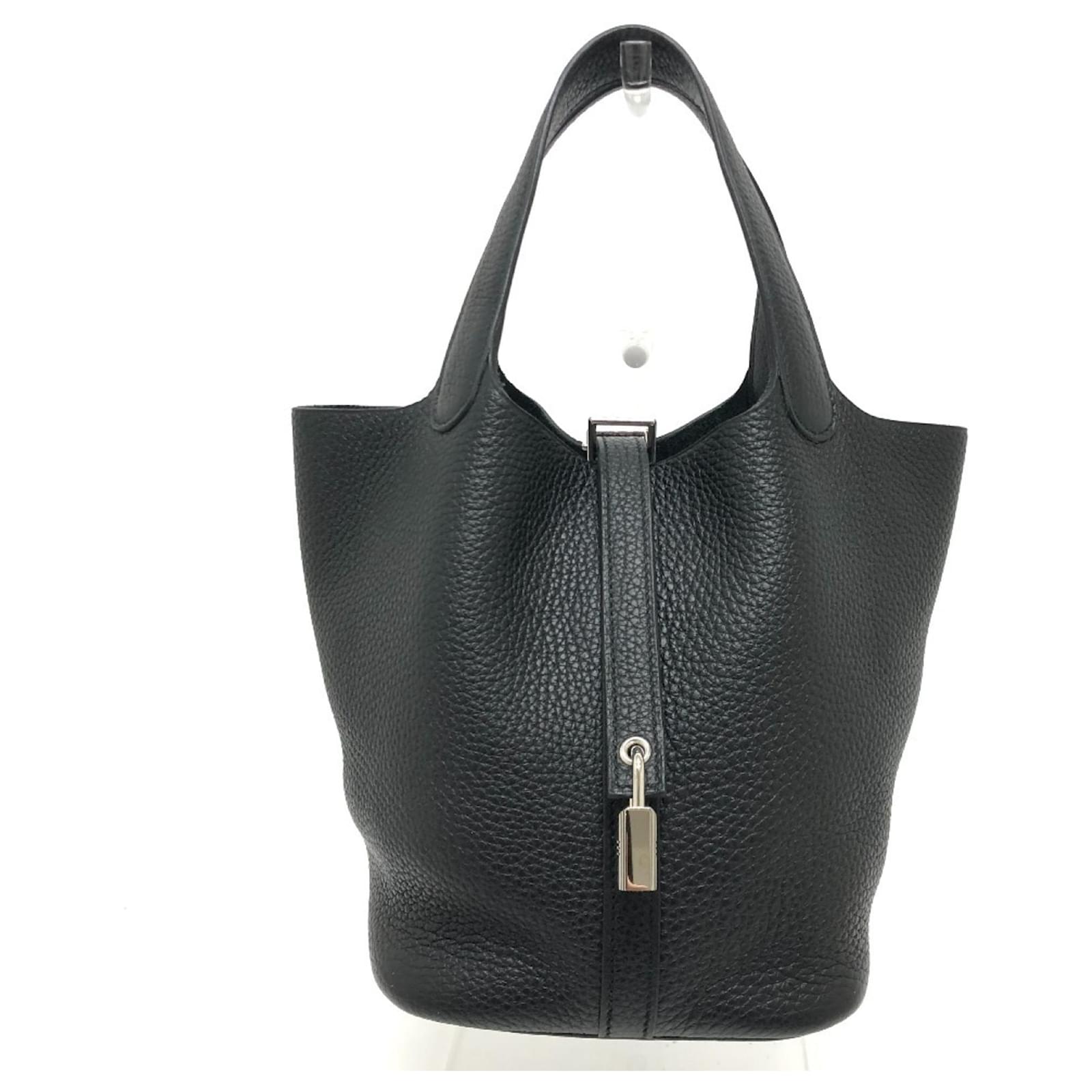 Hermès HERMES Picotin Lock PM Handbag Black ref.2106848 - Joli Closet