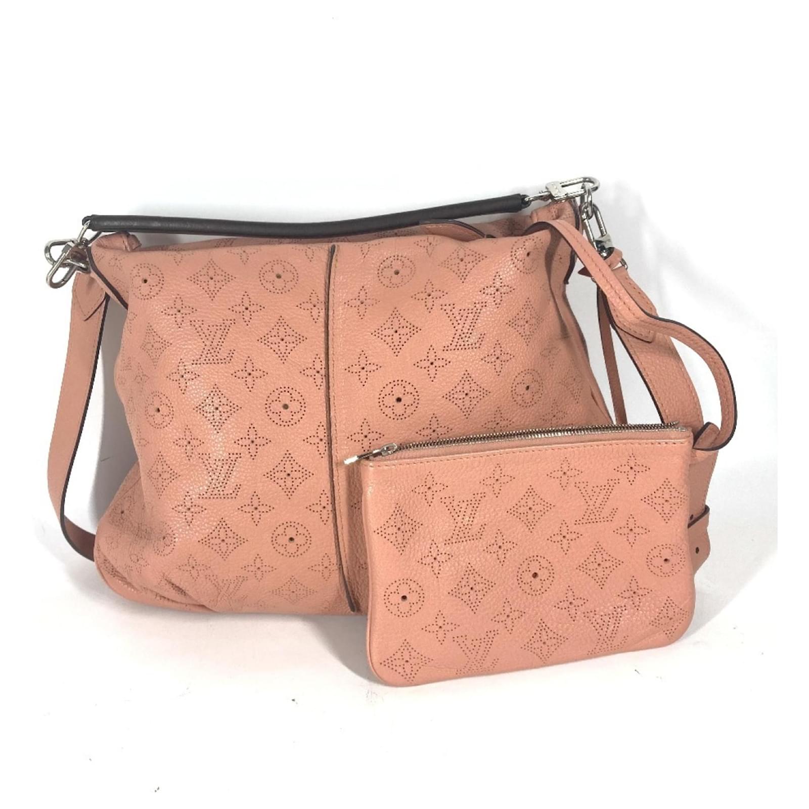 Louis Vuitton Mahina Selene PM Crossbody Bag Brown Pink Leather ref ...