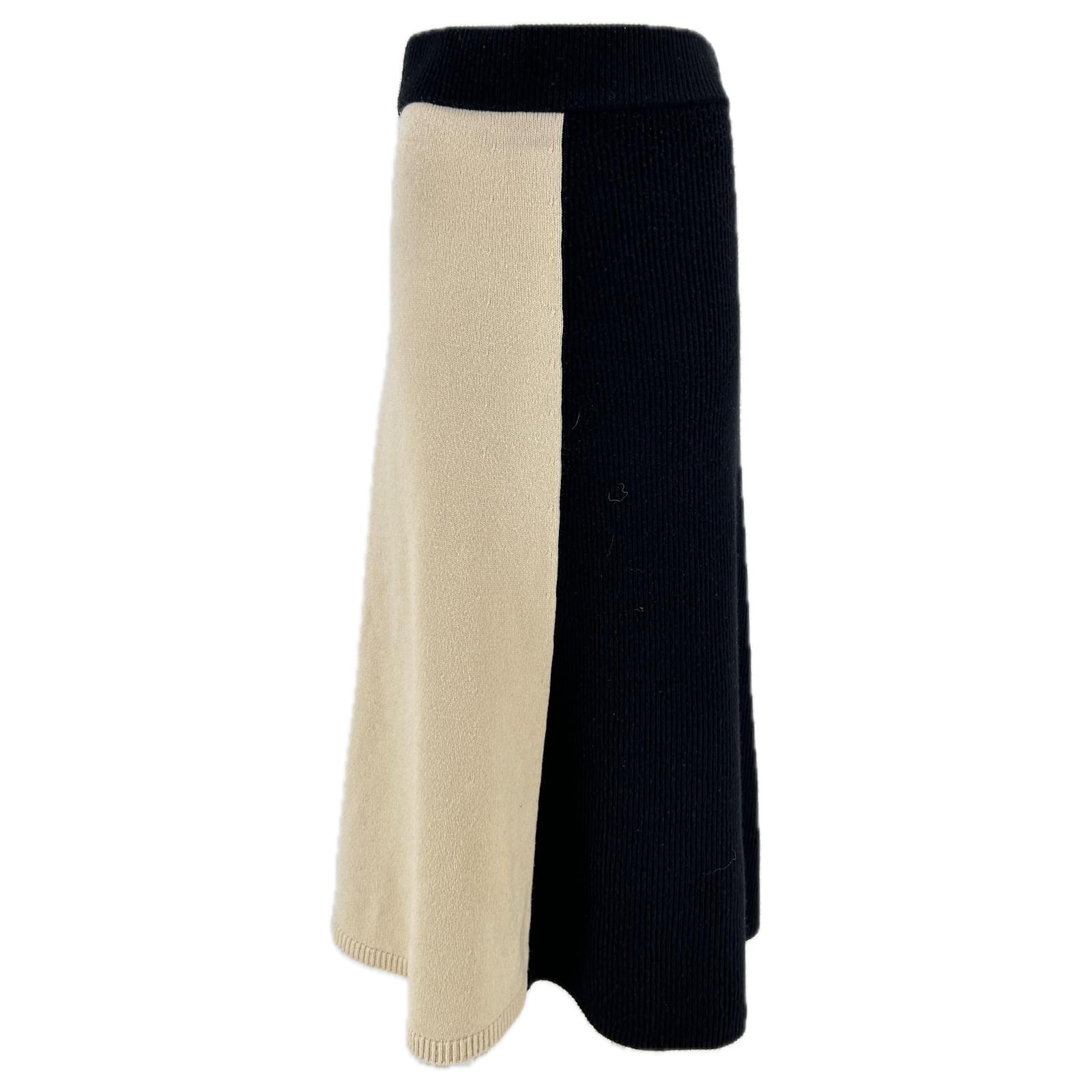 JOSEPH Skirts T.International M Wool Beige ref.2109213 - Joli Closet