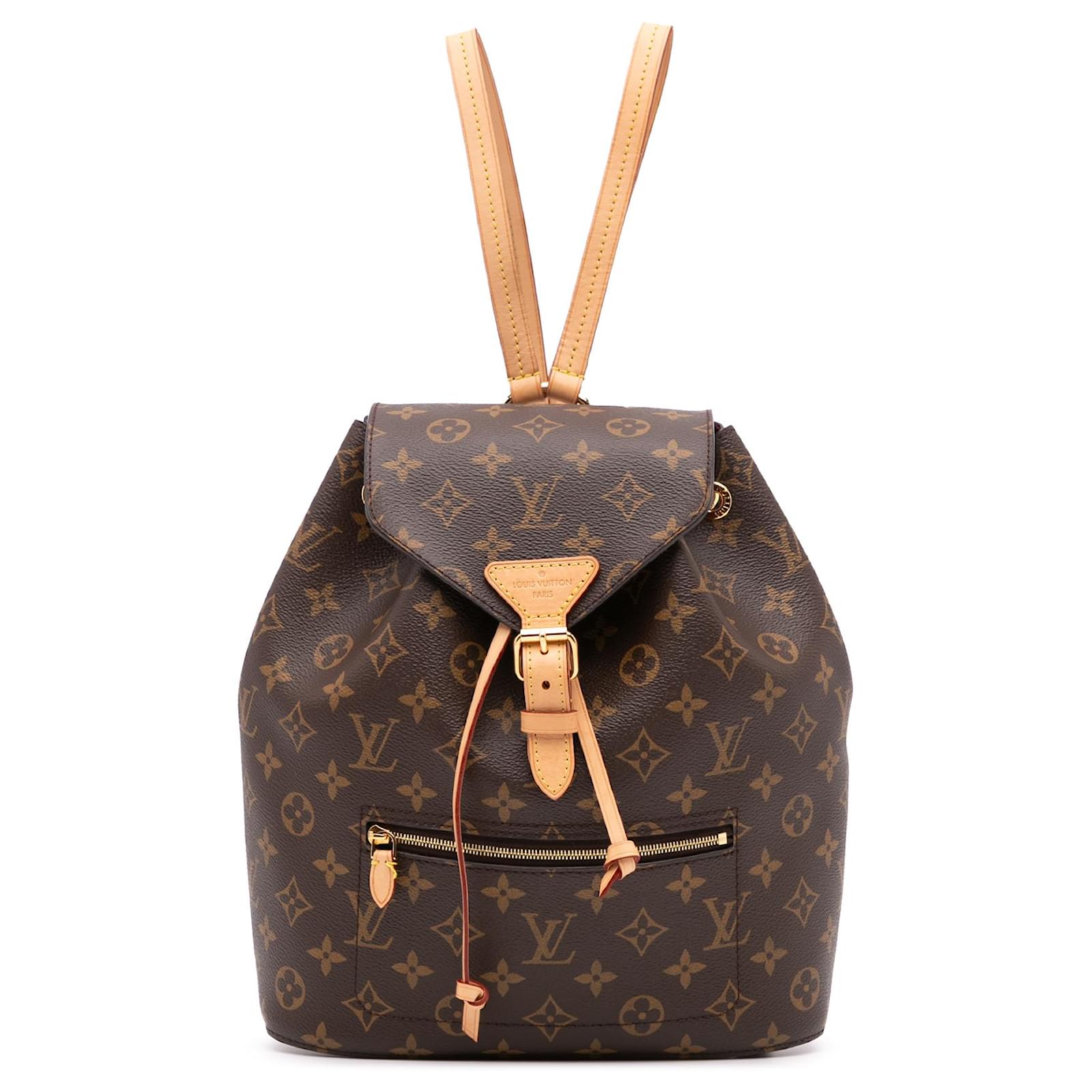Louis Vuitton Brown Monogram Montsouris Cloth ref.2109988 - Joli Closet