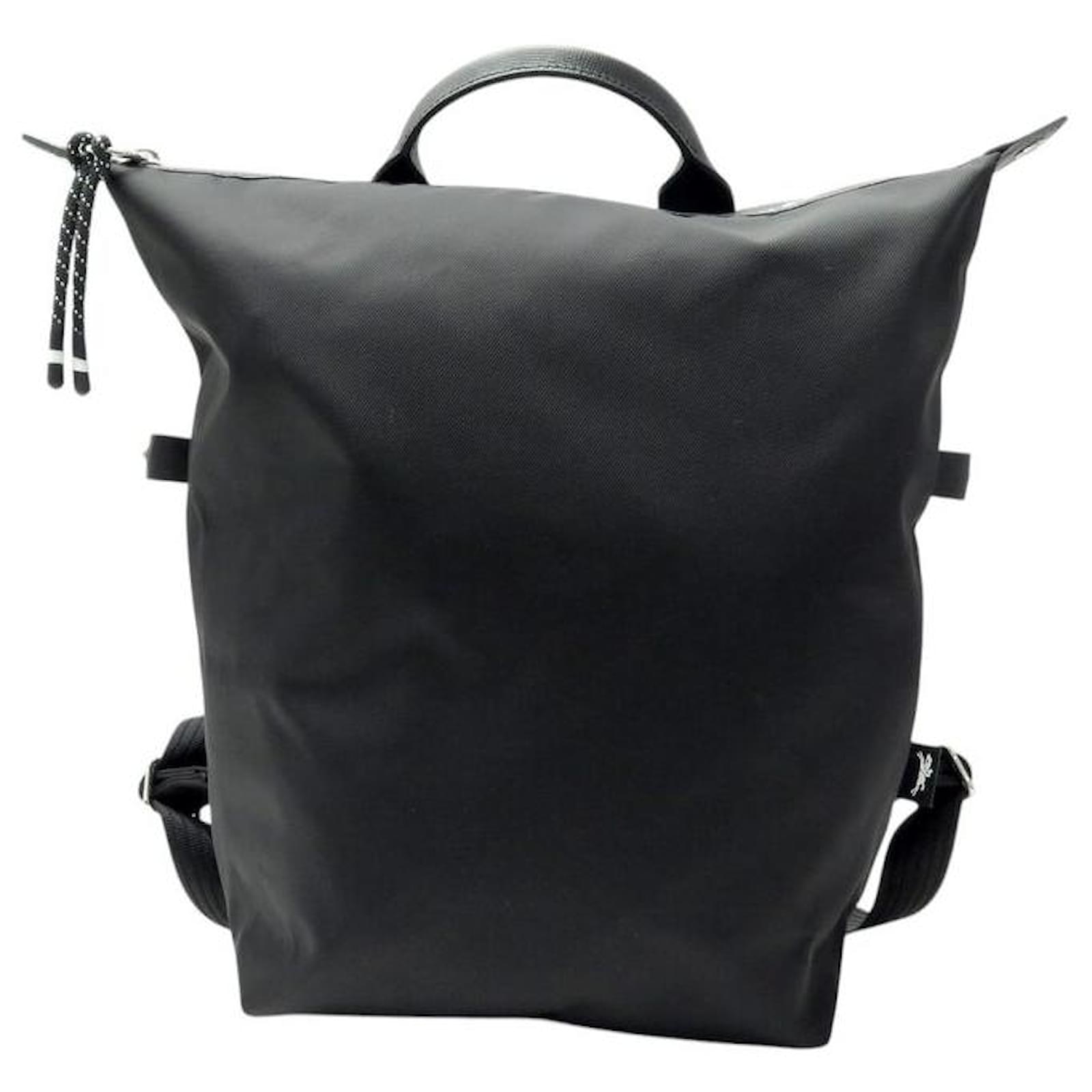 NEW LONGCHAMP LE PLIAGE ENERGY 10166HSR001 BLACK CANVAS BACKPACK Cloth ...