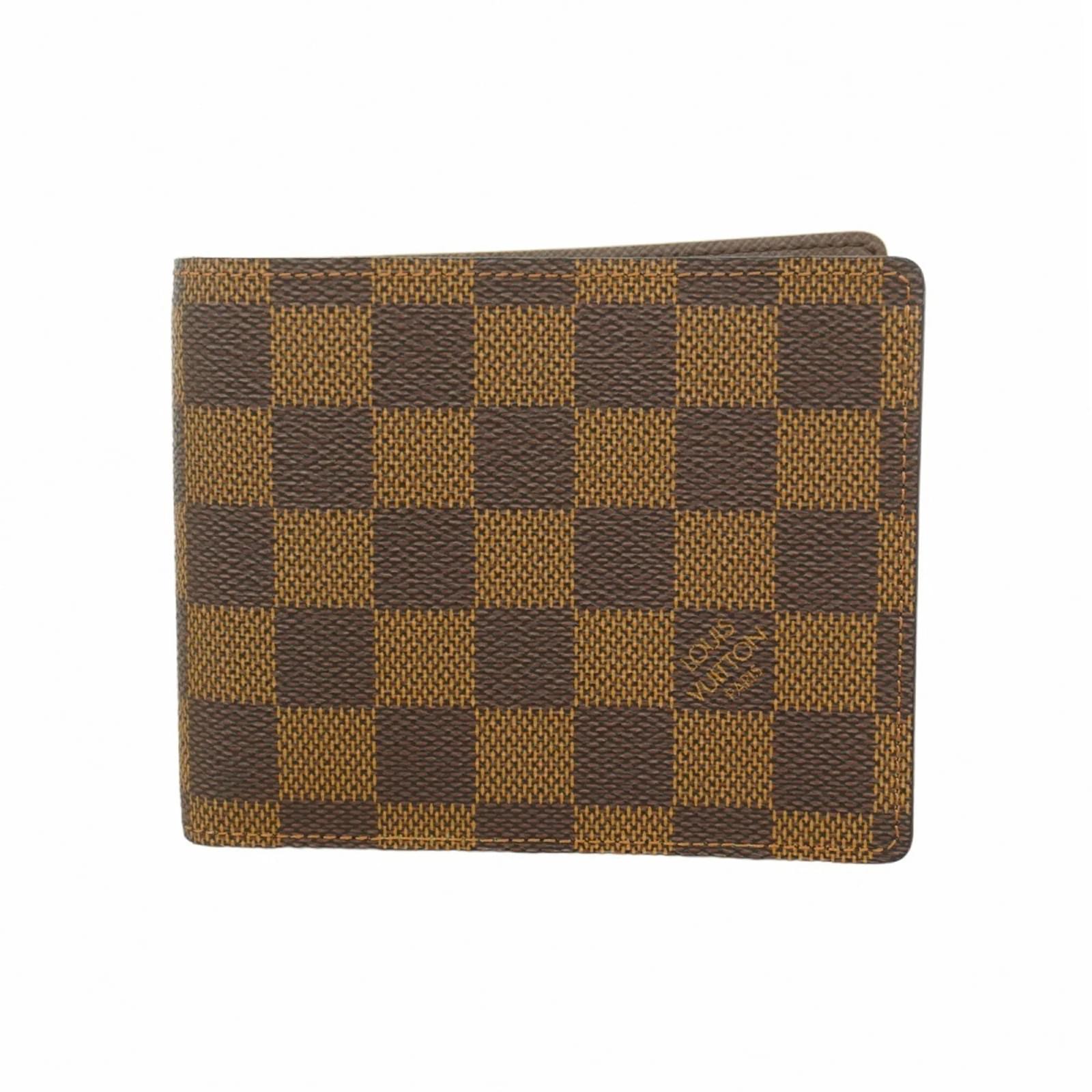 Louis Vuitton Damier Portefeuille Florin Wallet Damier ebene ref ...