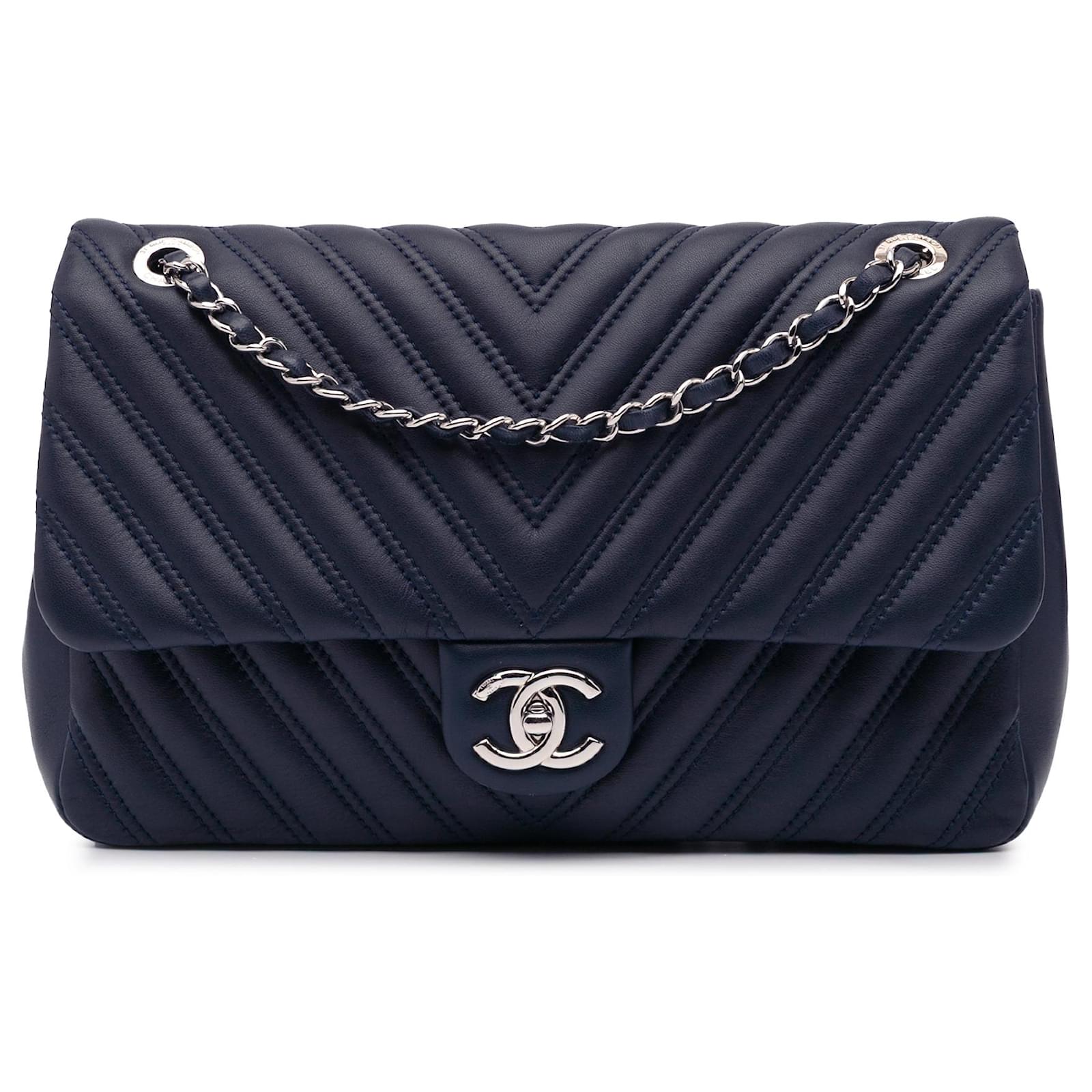 CHANEL Handbags T. Leather Blue ref.2115821 - Joli Closet