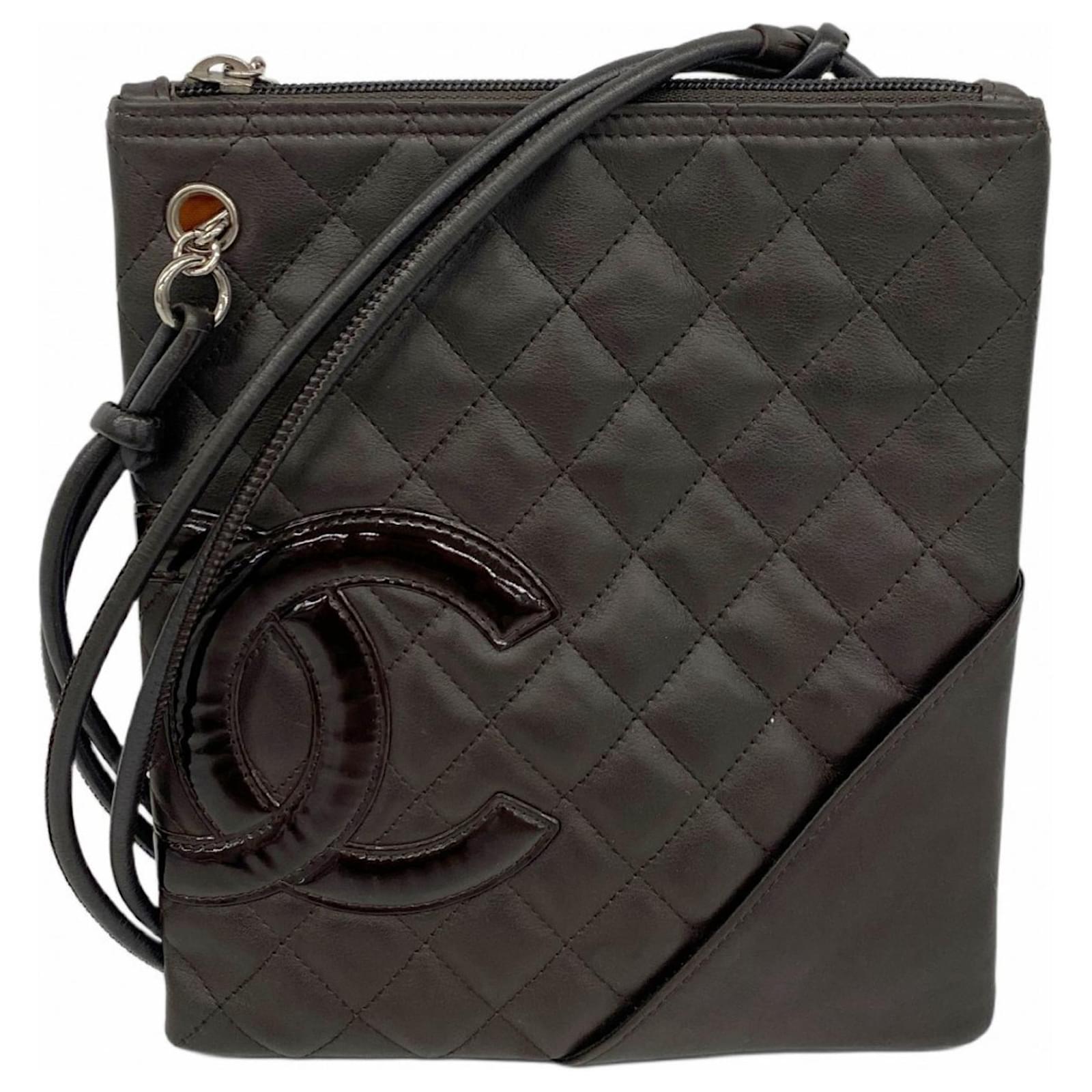 Chanel Brown Lambskin Shoulder Bag Leather ref.2123985 - Joli Closet