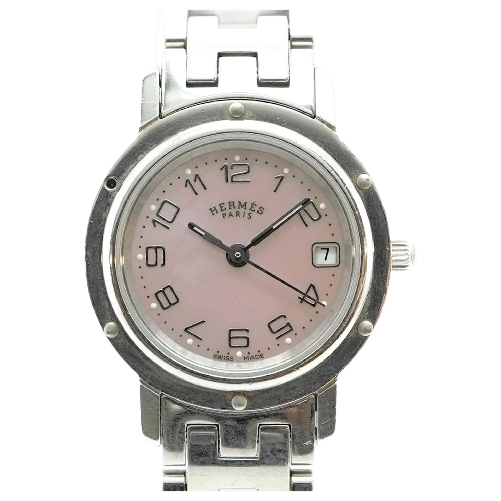 Hermès Hermes Clipper CL4.210 Pink Dial Watch for Women ref.2124868 ...