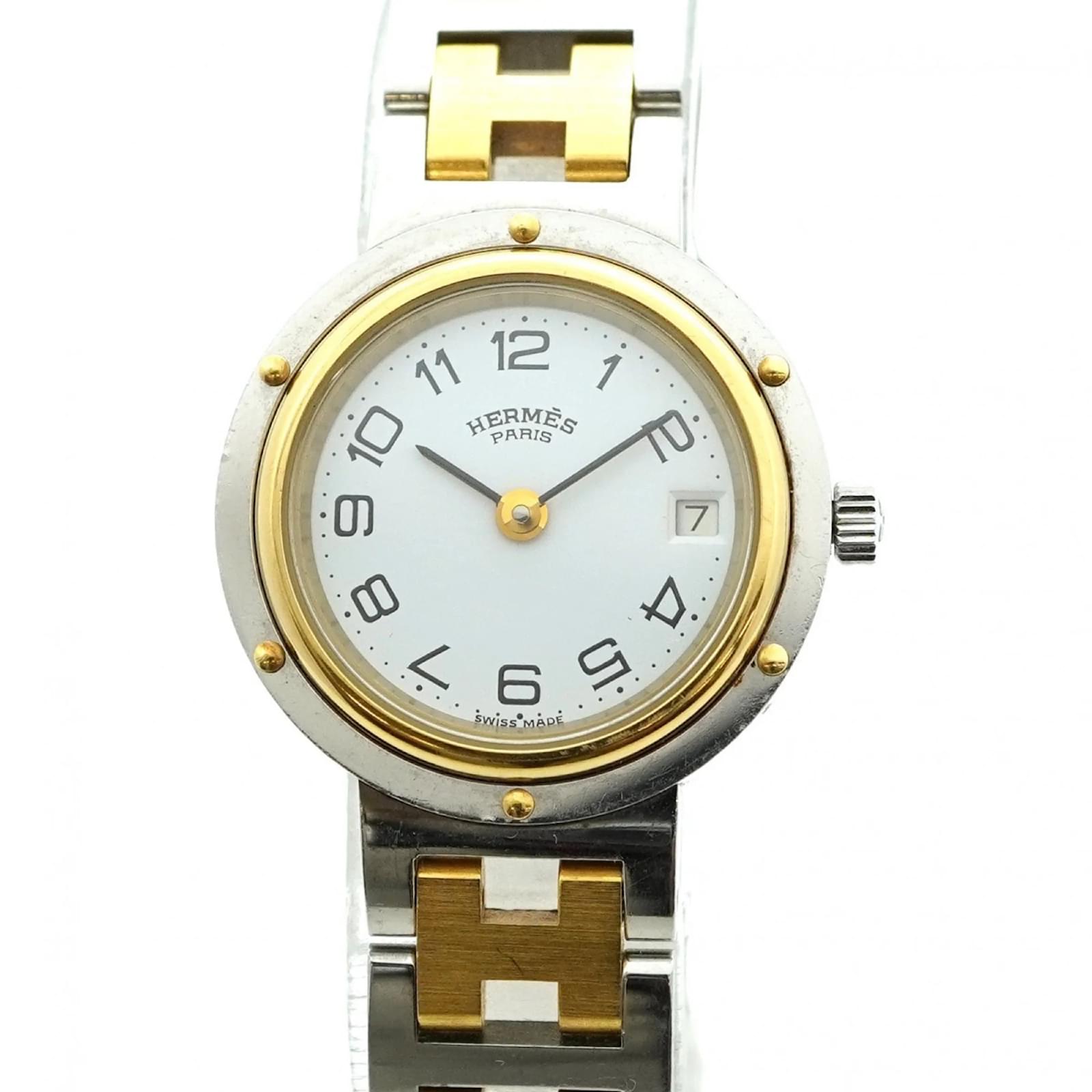 Hermès Hermes Clipper White Dial Watch for Women ref.2124919 - Joli Closet