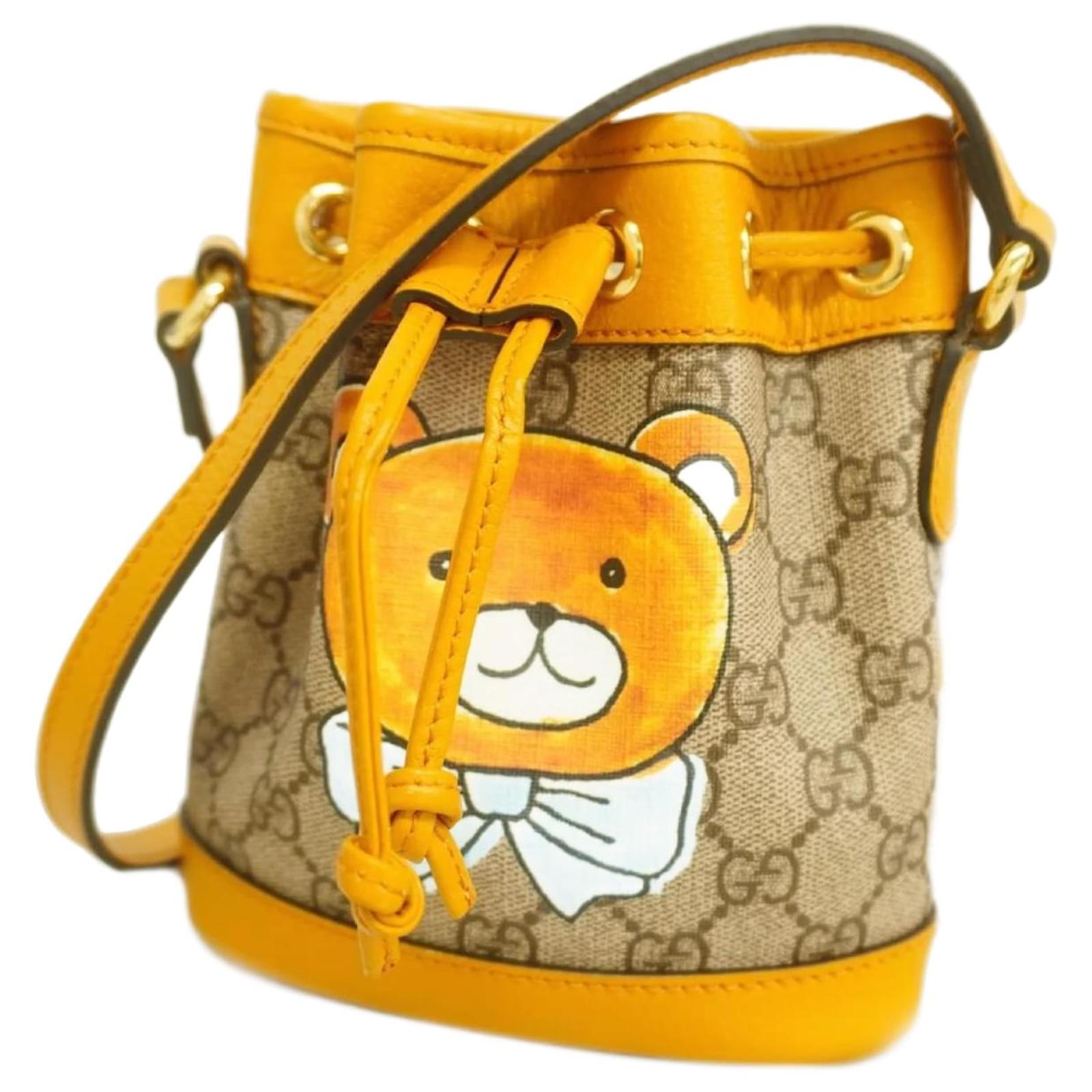 Gucci Shoulder Bag GG Supreme Brown Plastic ref.2126033 - Joli Closet