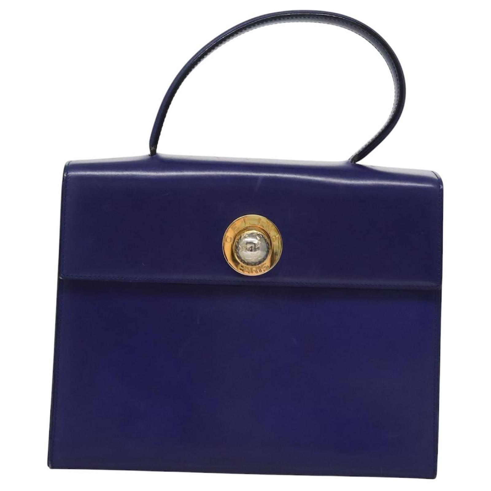 Céline Blue Leather ref.2130149 - Joli Closet