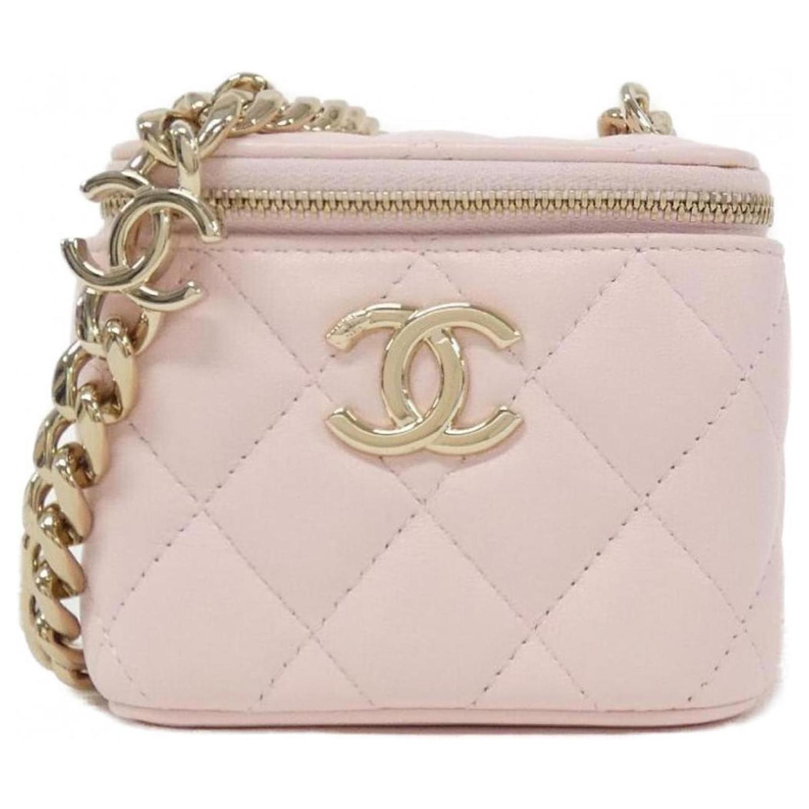 Chanel Vanity Pink Leather ref.2132691 - Joli Closet