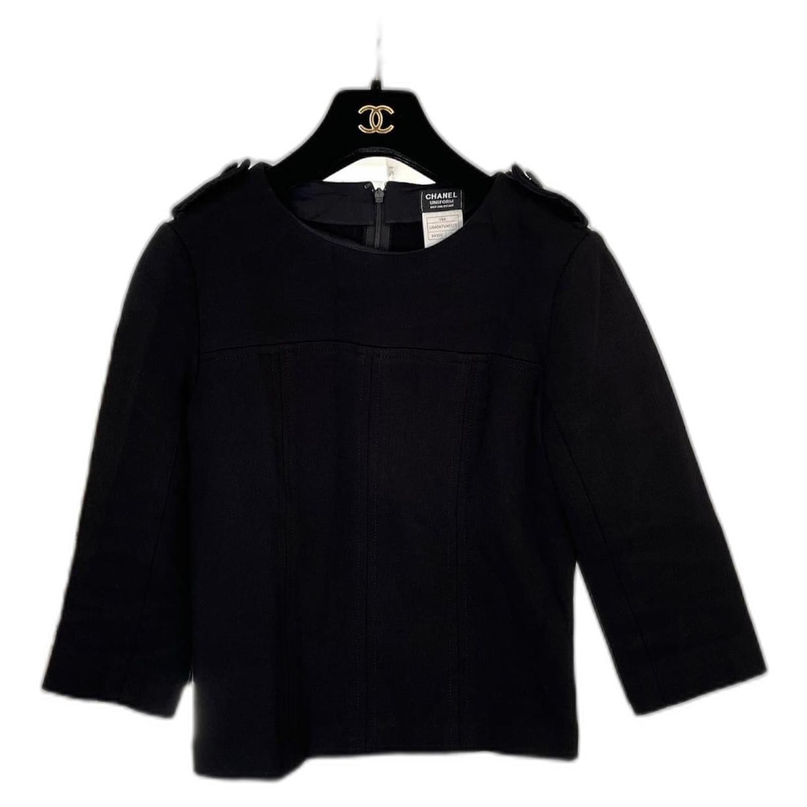 Cambon Chanel Tops Black Cotton ref.2133665 - Joli Closet