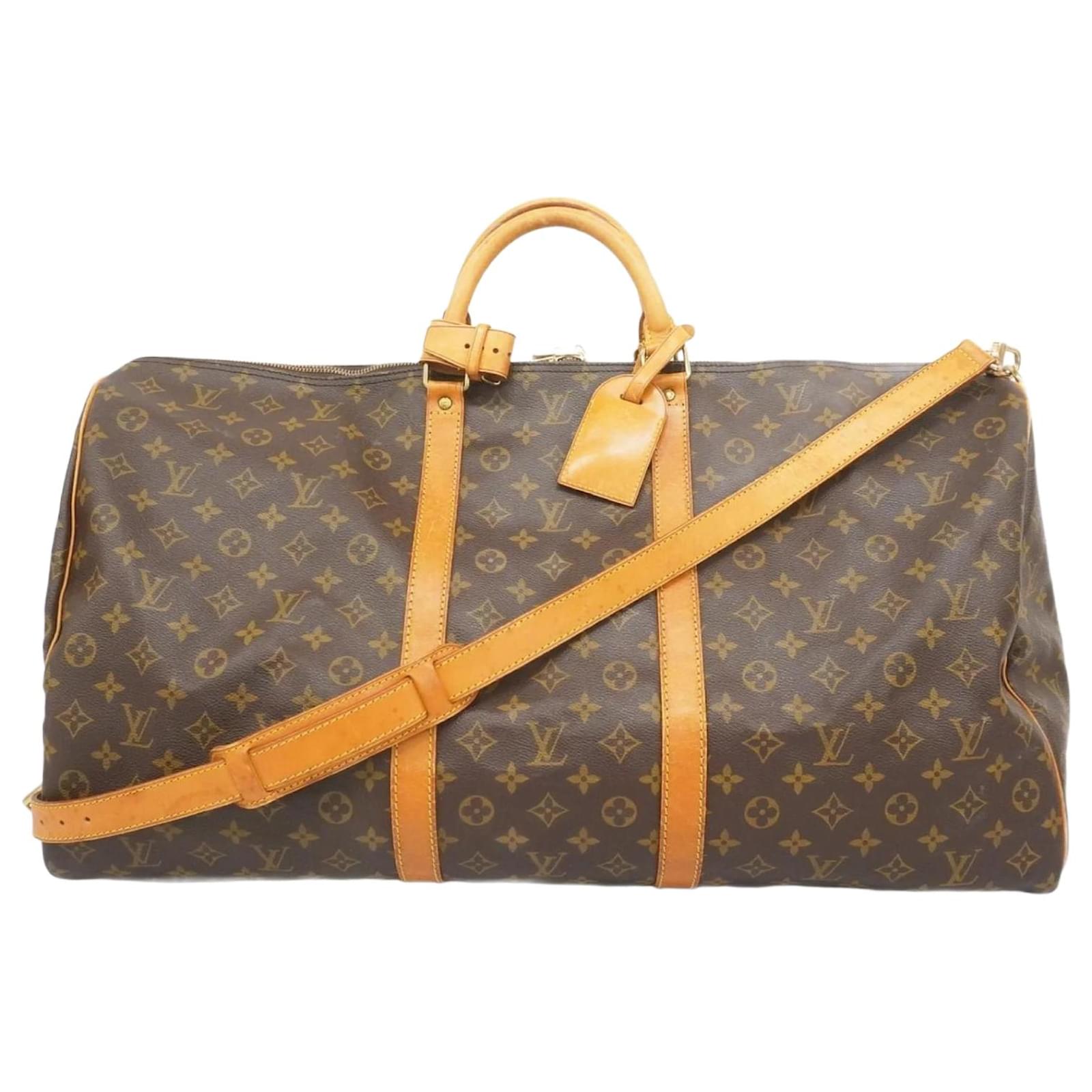 Louis Vuitton Boston Bag Monogram Keepall Bandouliere 60 Brown ref.2134759 - Joli Closet