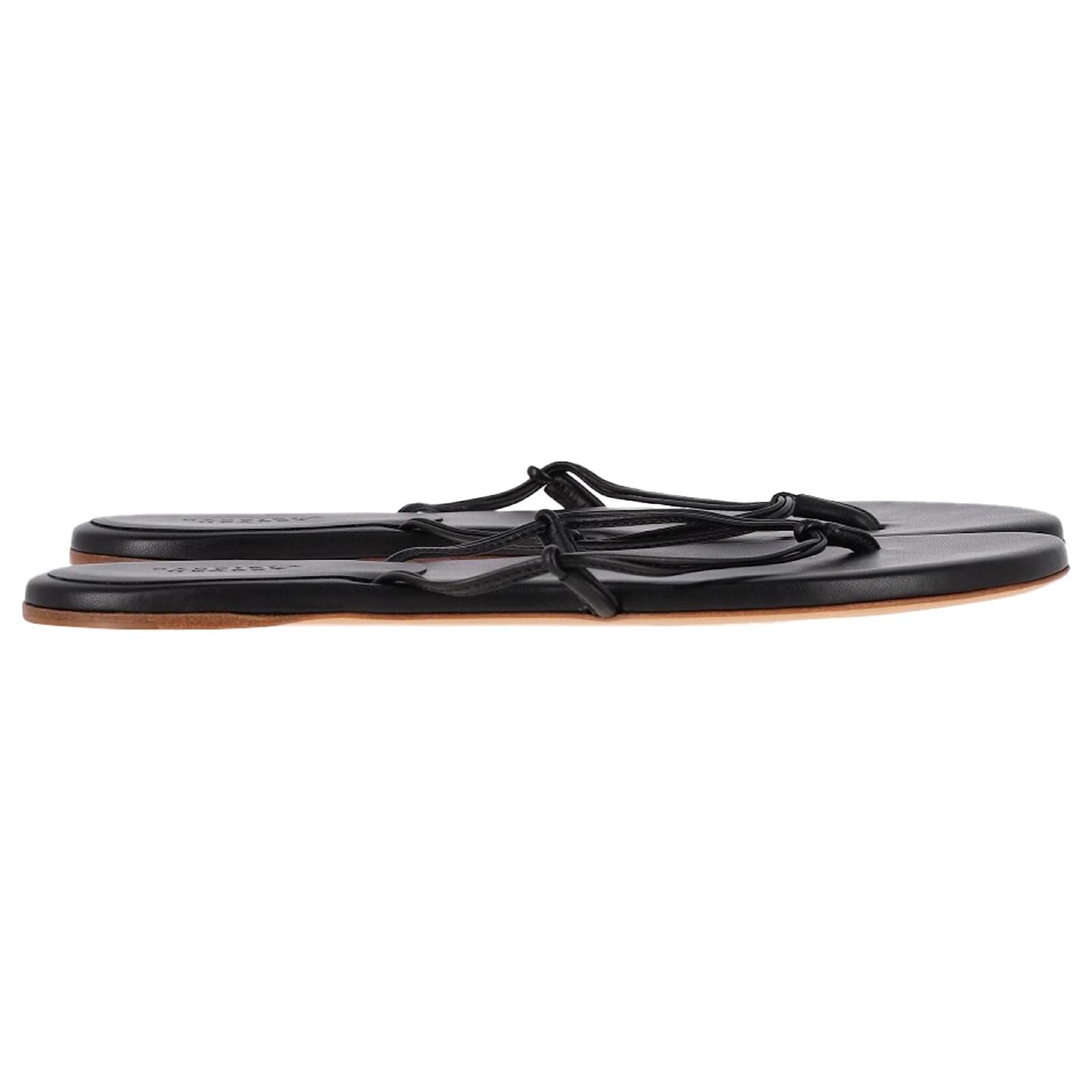 Gabriela Hearst Flip Flop Sandals in Black Leather ref.2138464 - Joli ...