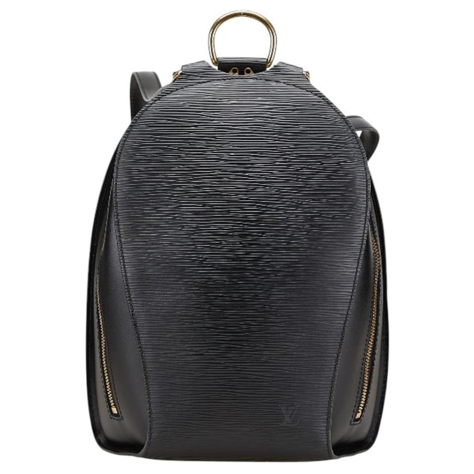 Louis Vuitton Epi Mabillon Backpack Black Leather ref.2138966 - Joli Closet