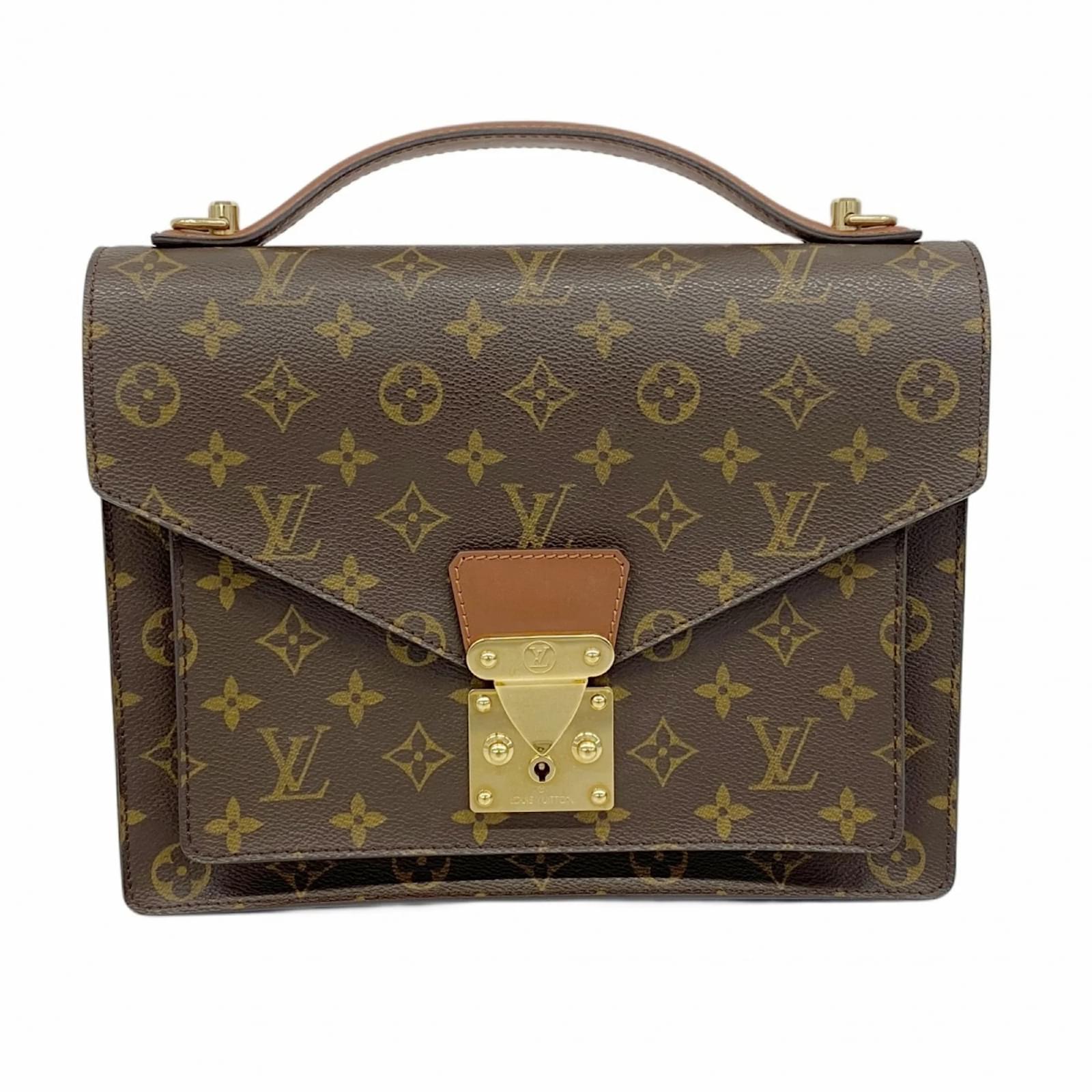 Louis Vuitton Monogram Monceau 28 Handbag Brown ref.2140310 - Joli Closet