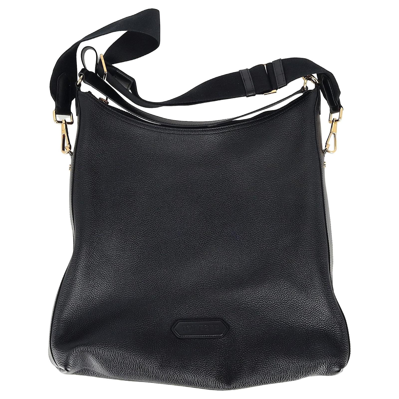 Tom Ford Hand-held Tote Bag in Black Leather ref.2140790 - Joli Closet