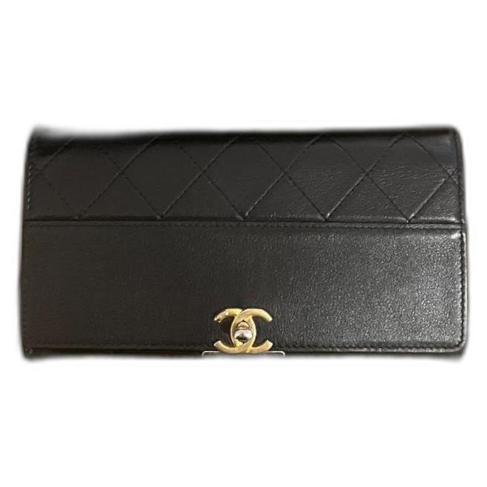 Chanel Wallets Black Leather ref.2143831 - Joli Closet