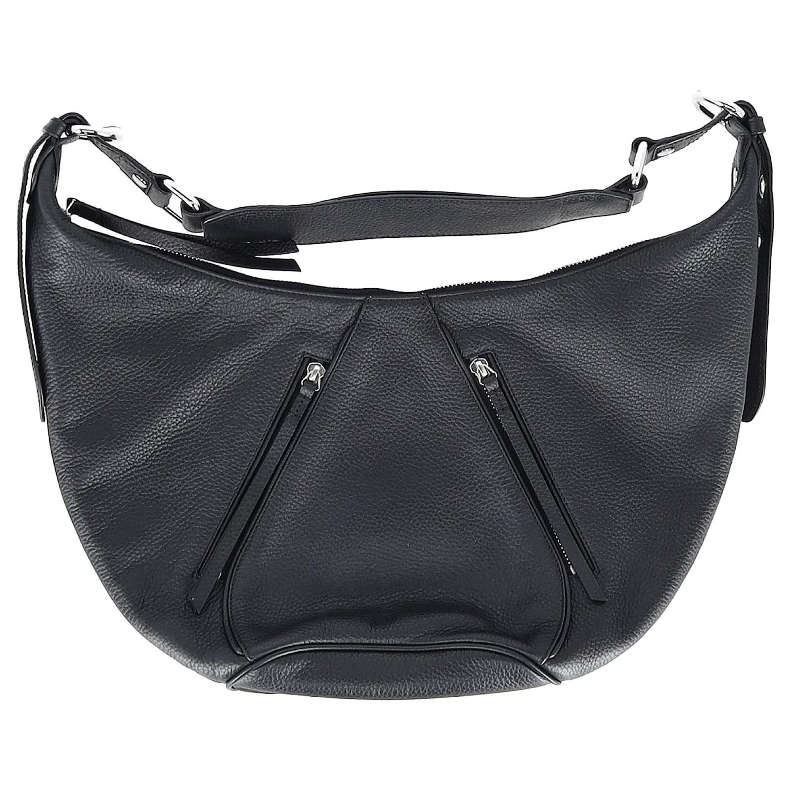By Far Story Hobo Shoulder Bag in Black Leather ref.2144967 - Joli Closet