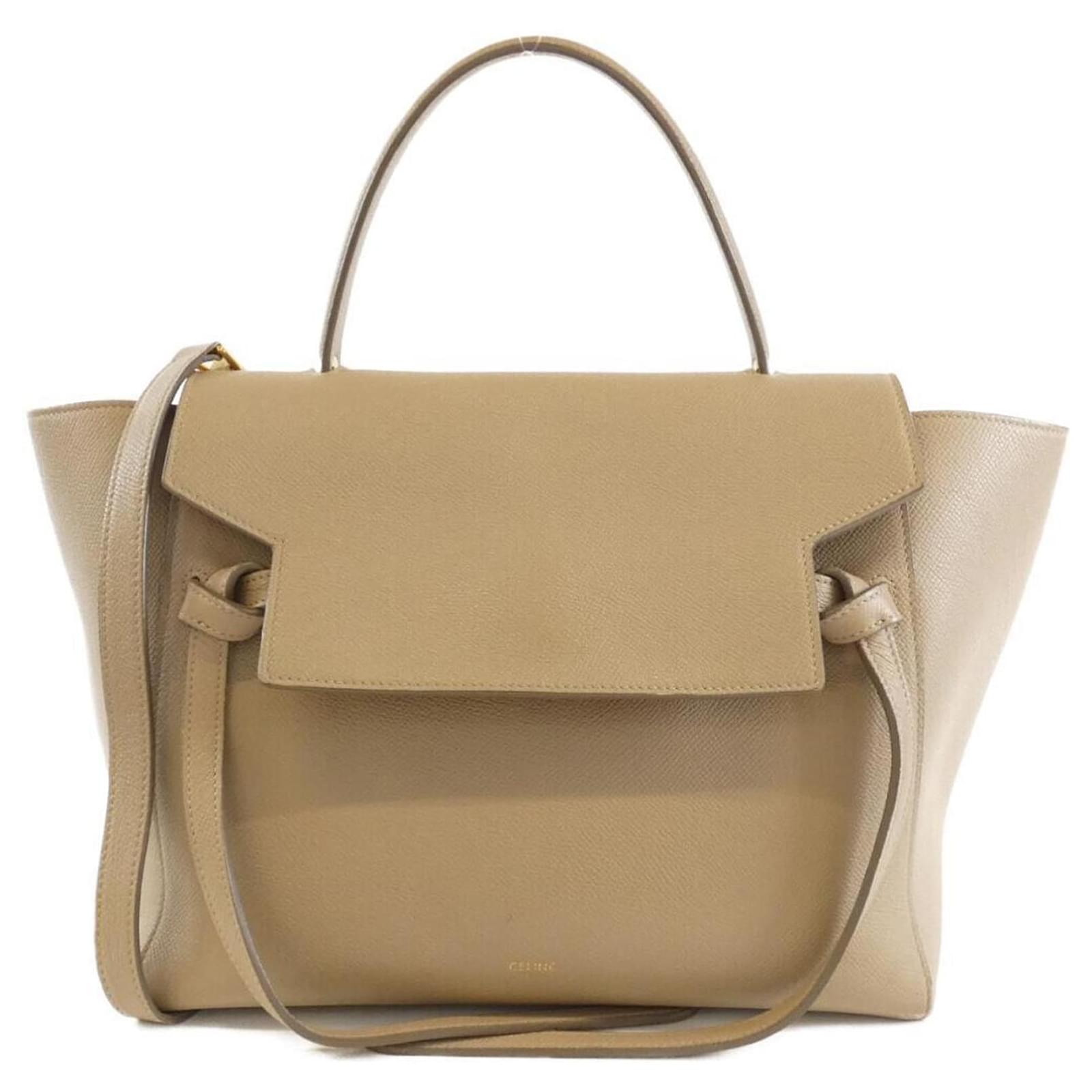 Céline Celine Small Belt Handbag Leather ref.2147429 - Joli Closet