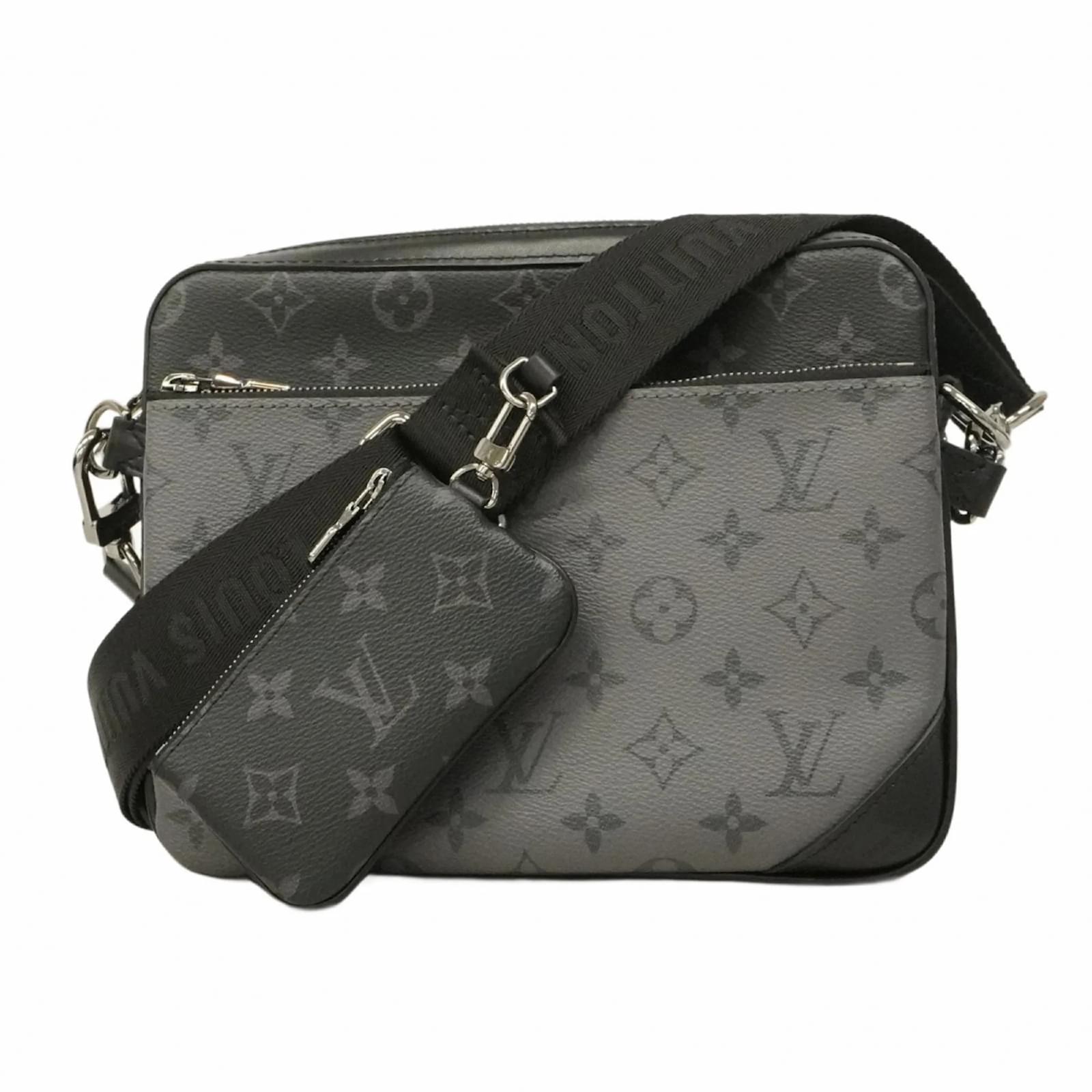 Louis Vuitton Monogram Eclipse Trio Shoulder Bag Brown Black ref.2148356 - Joli Closet