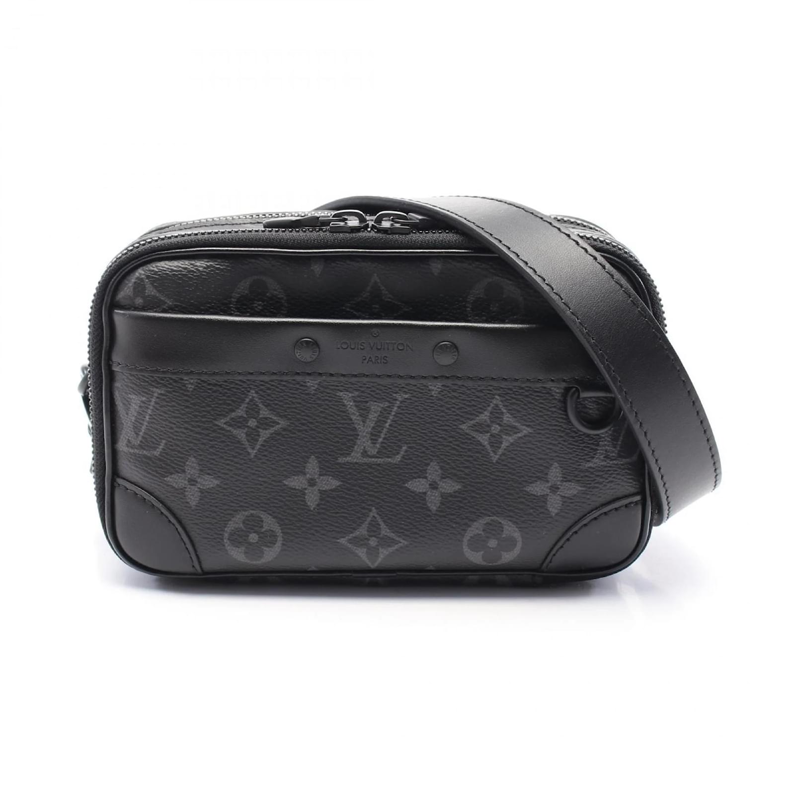 Louis Vuitton Alpha Wearable Wallet NV Monogram Eclipse Shoulder Bag ...