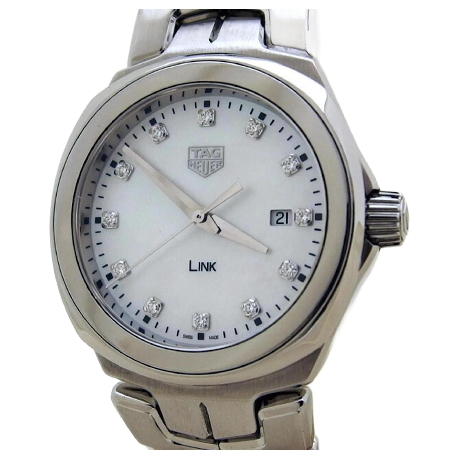 TAG Heuer Link Date Ladies Watch White ref.2158590 - Joli Closet