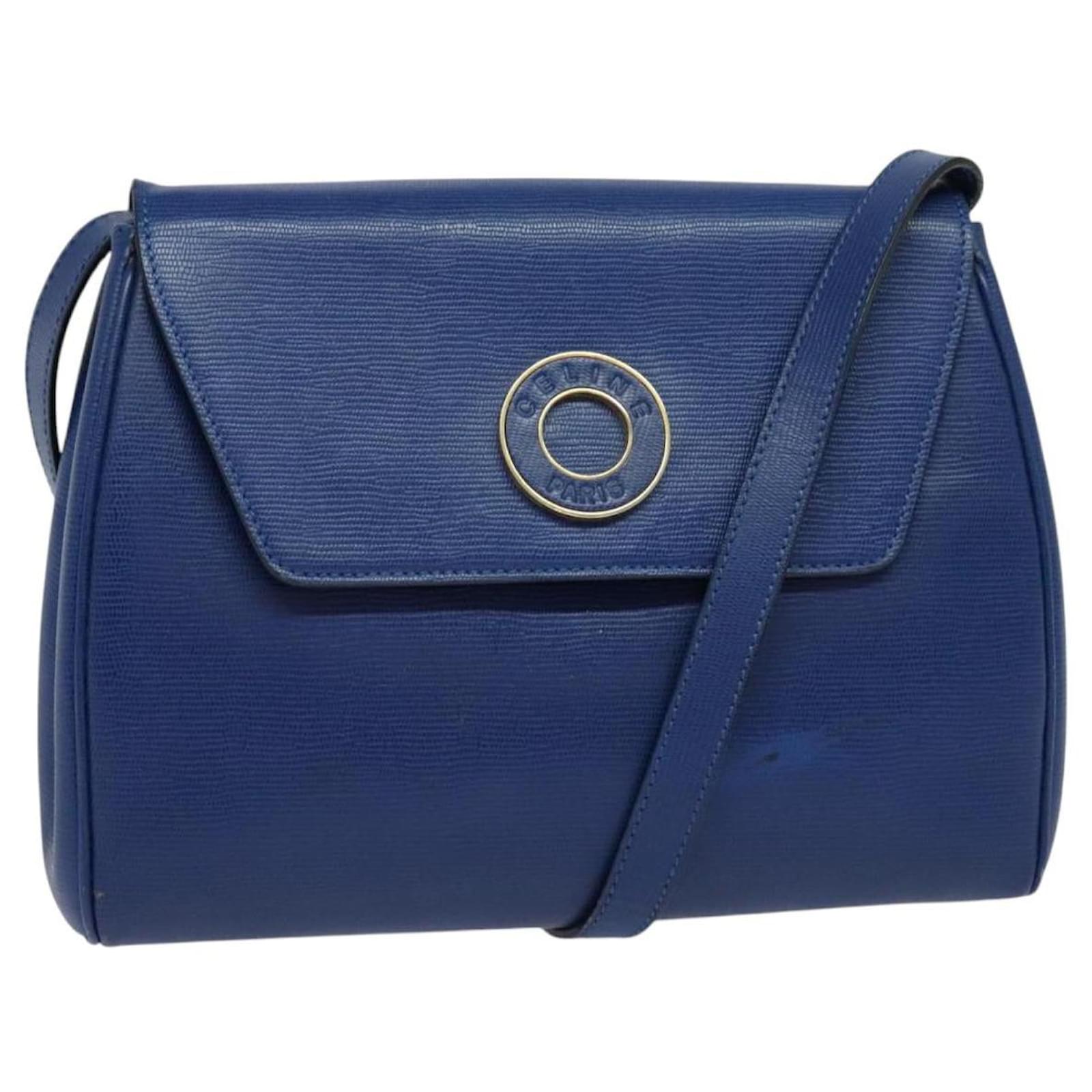 Céline Blue Leather ref.2159604 - Joli Closet