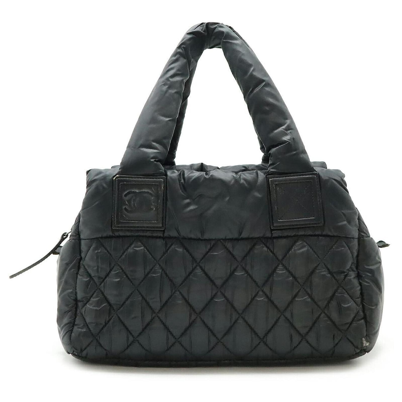 Chanel Cocoon Quilted Tote Bag Nylon/Leather Black ref.2160929 - Joli ...